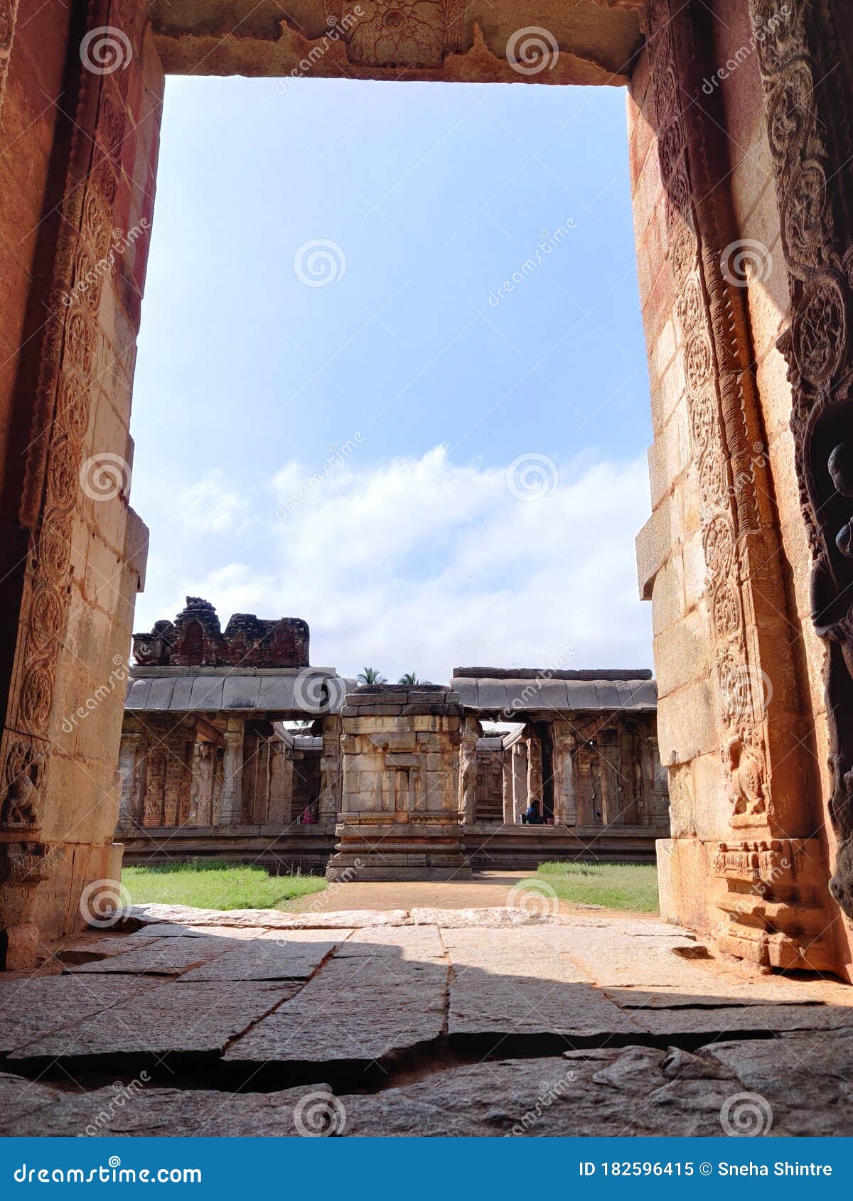 Stone Carving Temple and Sculpture and Architecture in India Stock ...