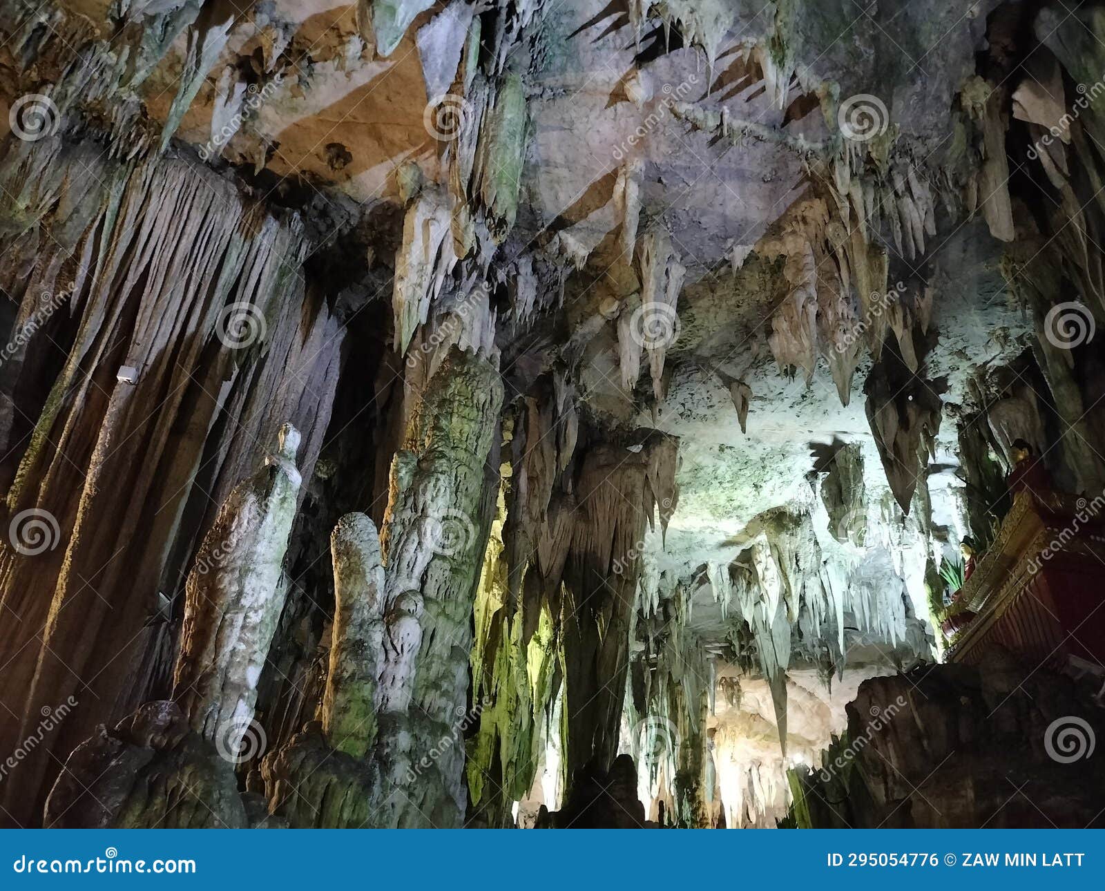 Stone Carvings from Hlaing Cave, Myanmar Stock Photo - Image of hlaing ...