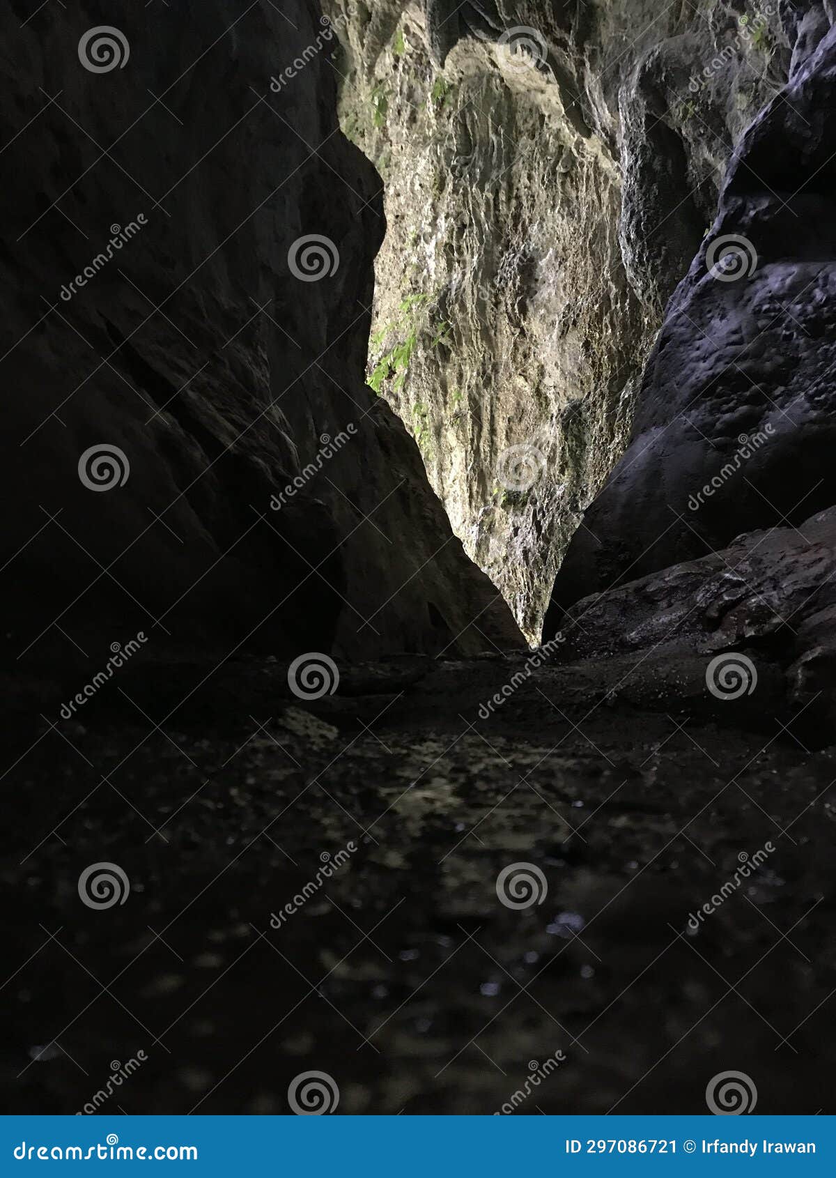 Stone in the cave stock image. Image of tropical, deep - 297086721