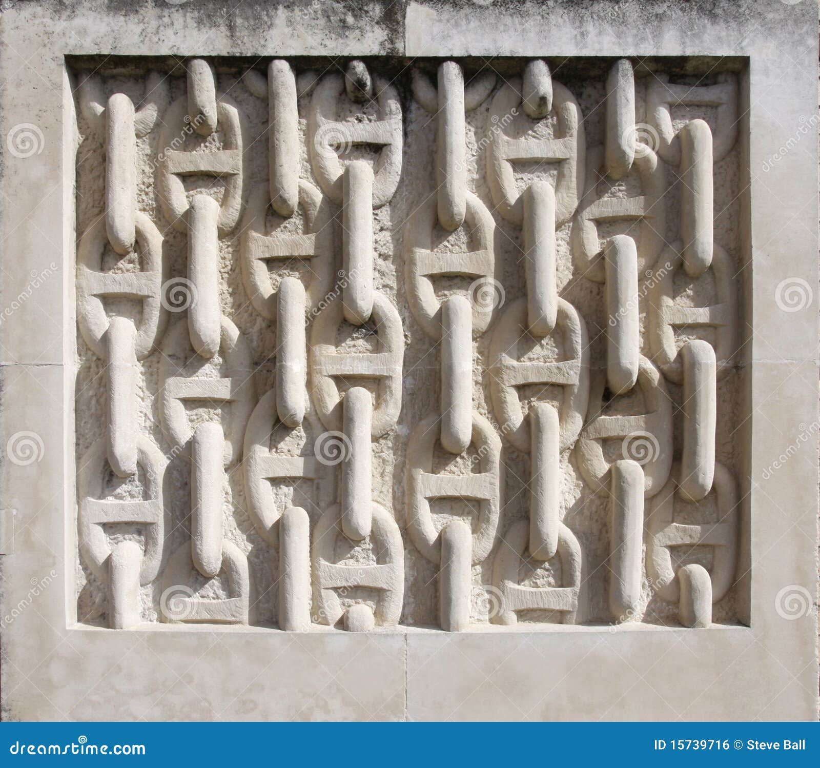 Stone chain link carving stock photo. Image of stone - 15739716