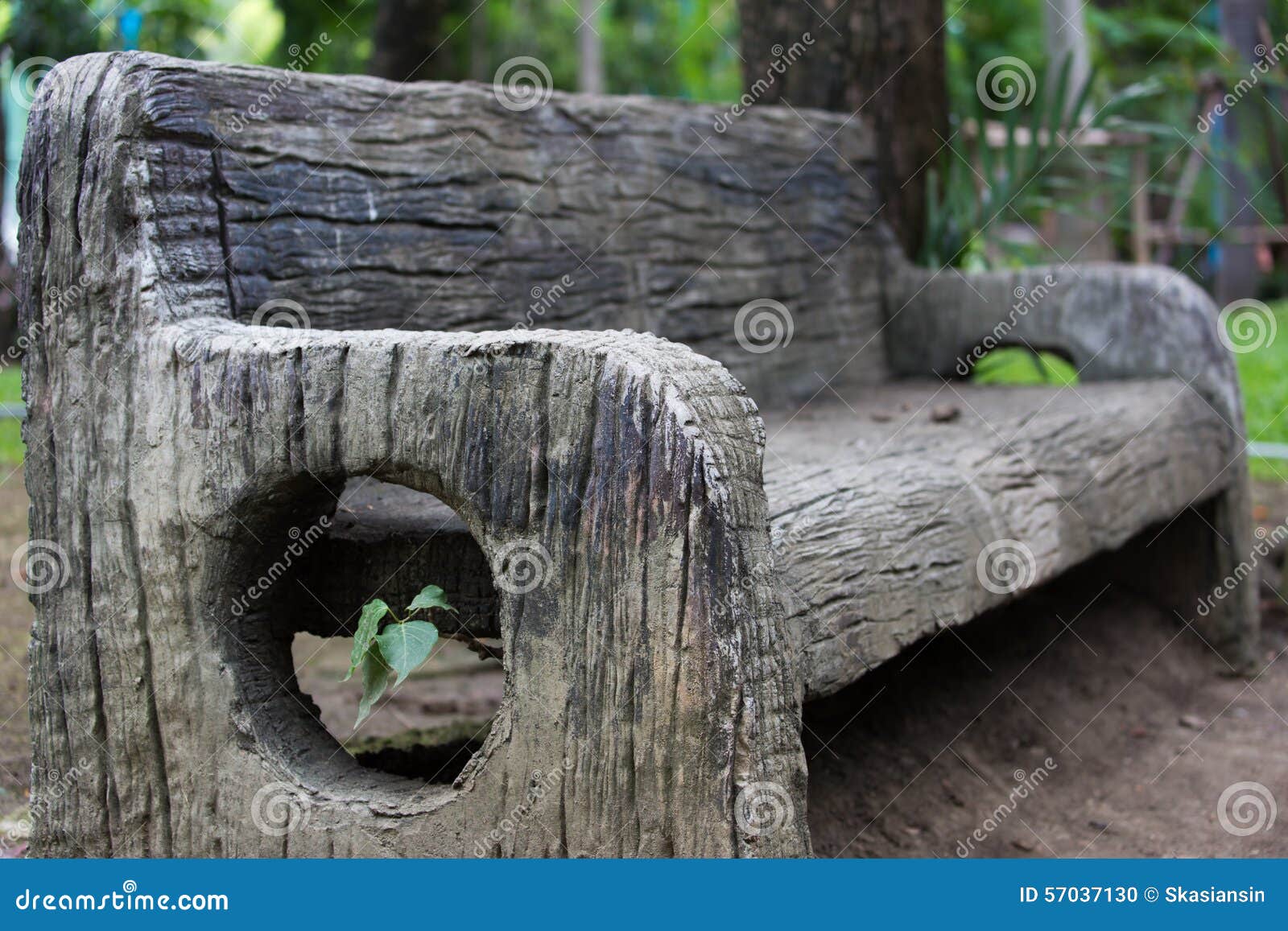 Stone chair stock photo. Image of stone, relax, garden - 57037130