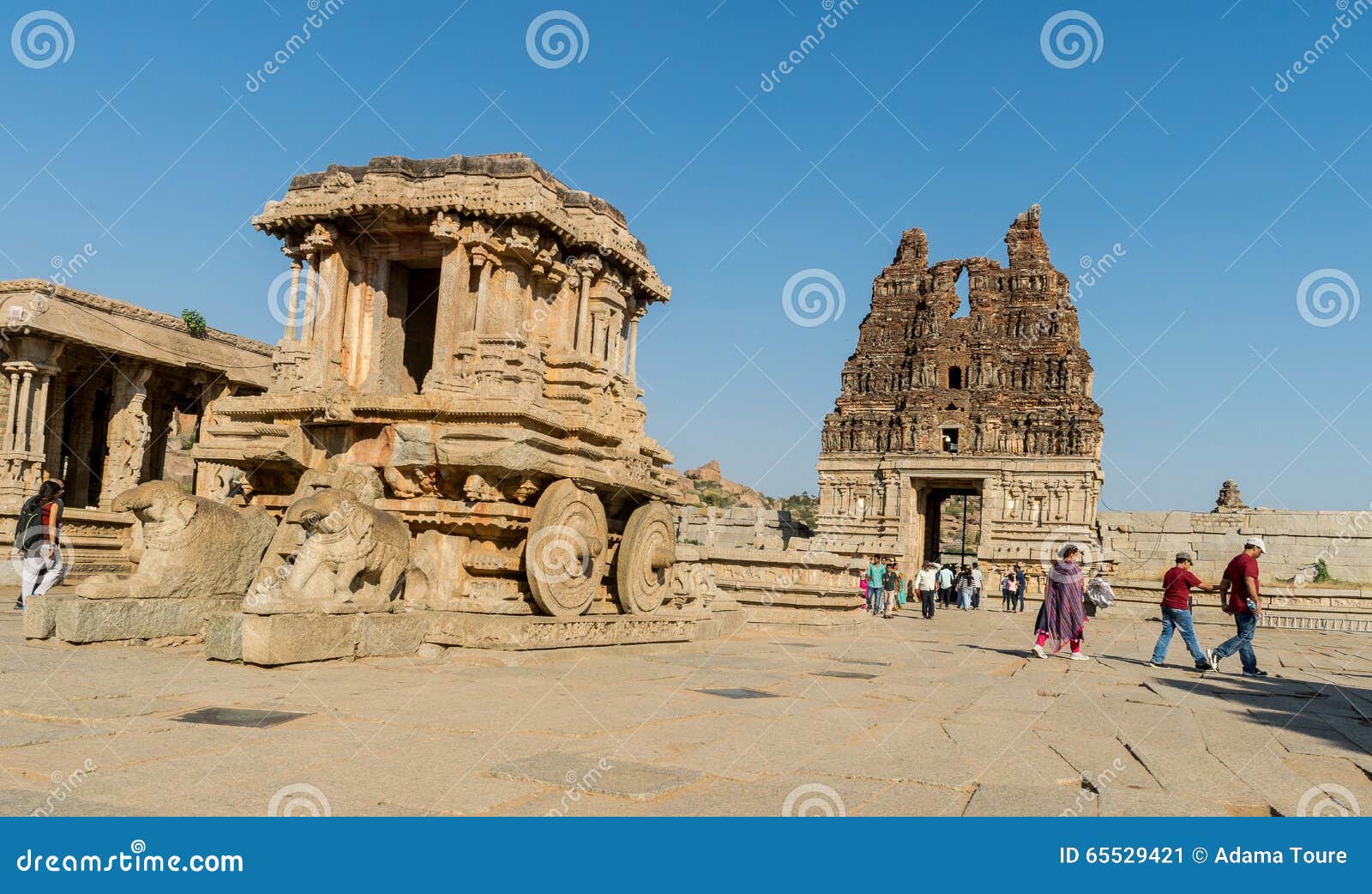 Stone Chariot in Hampi editorial photo. Image of hampi - 65529421
