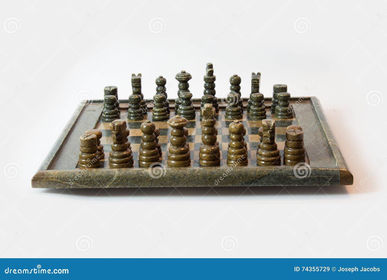 Stone Chess Set stock image. Image of fancy, focus, chess - 74355729