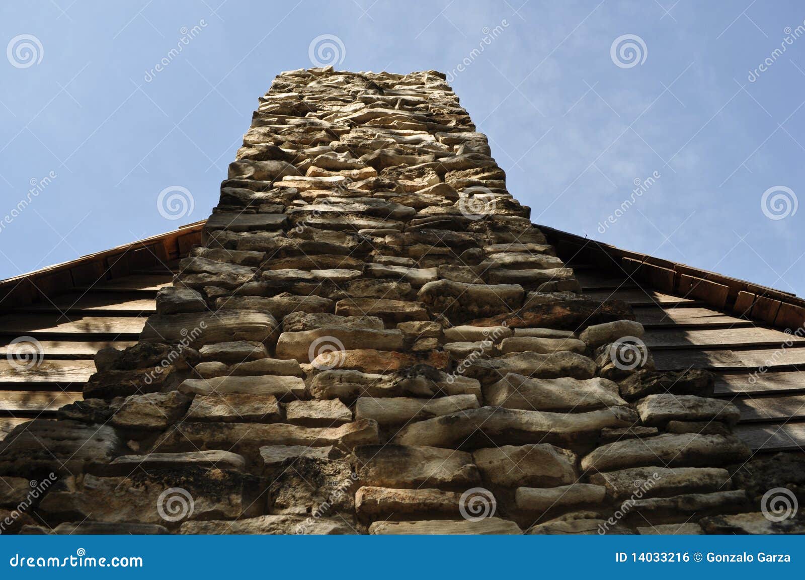 Stone Chimney stock photo. Image of rock, west, mortor - 14033216