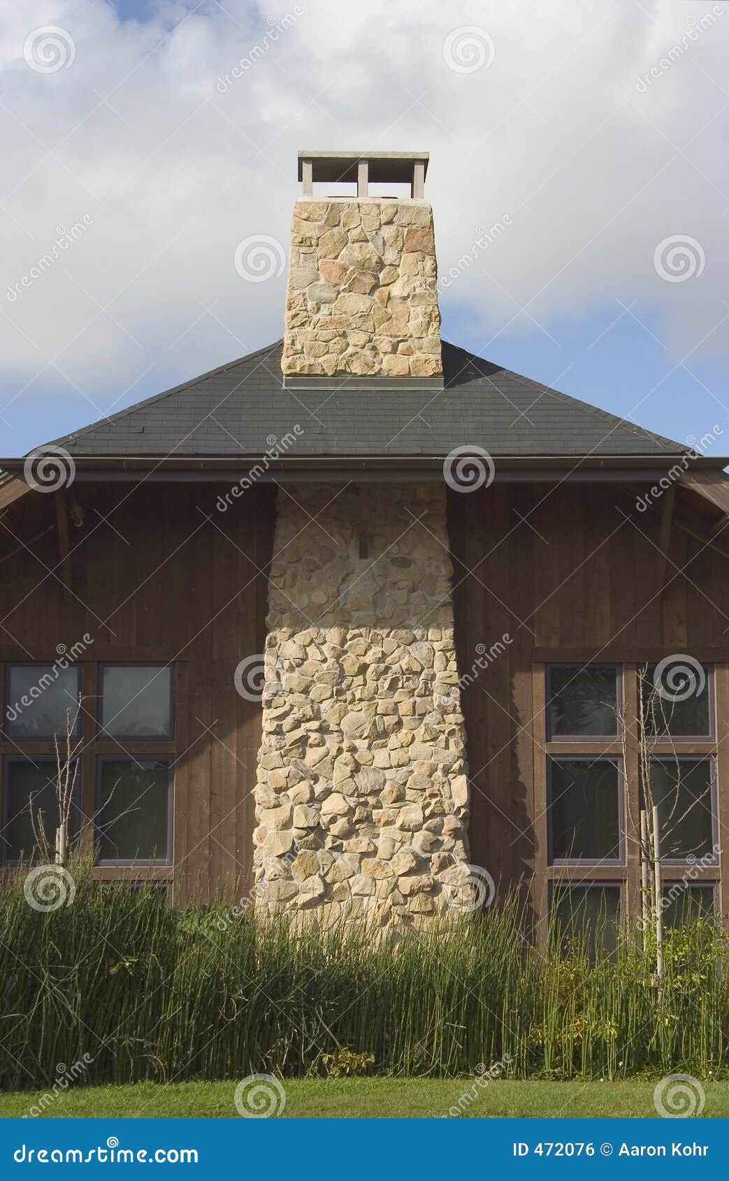 Stone Chimney Stack With Pot Stock Photo | CartoonDealer.com #209800110