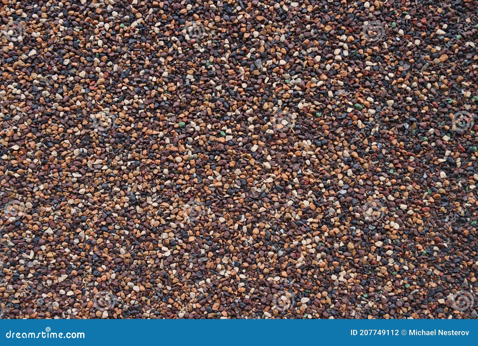 Stone Chips, Bitumen Shingles, Flexible Roof Texture Close-up Stock ...