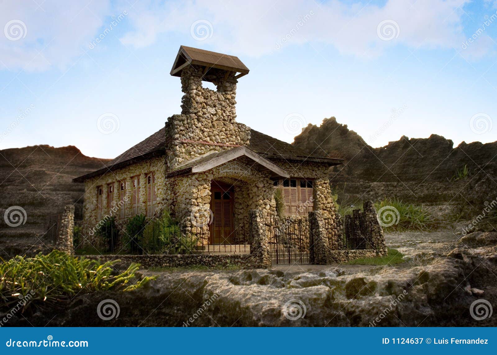 Stone church stock image. Image of church, stone, mystic - 1124637