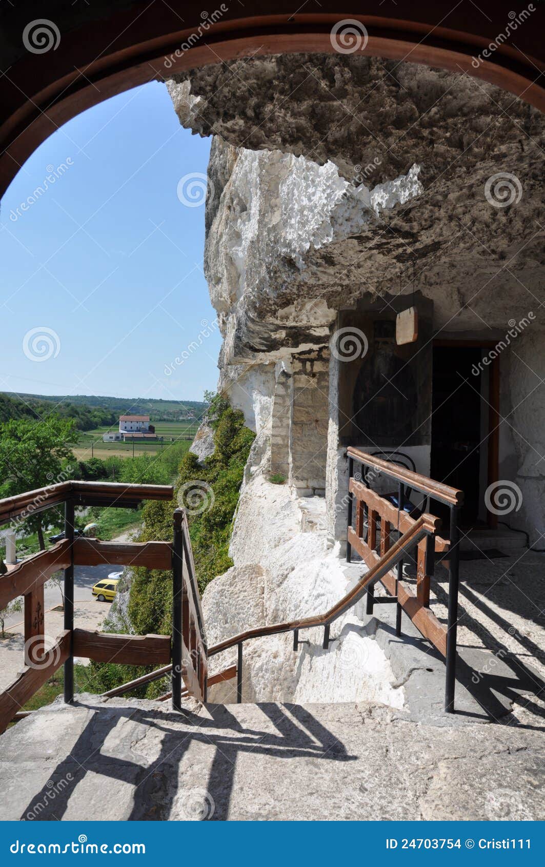 Stone church stock photo. Image of rocks, tourists, mountain - 24703754