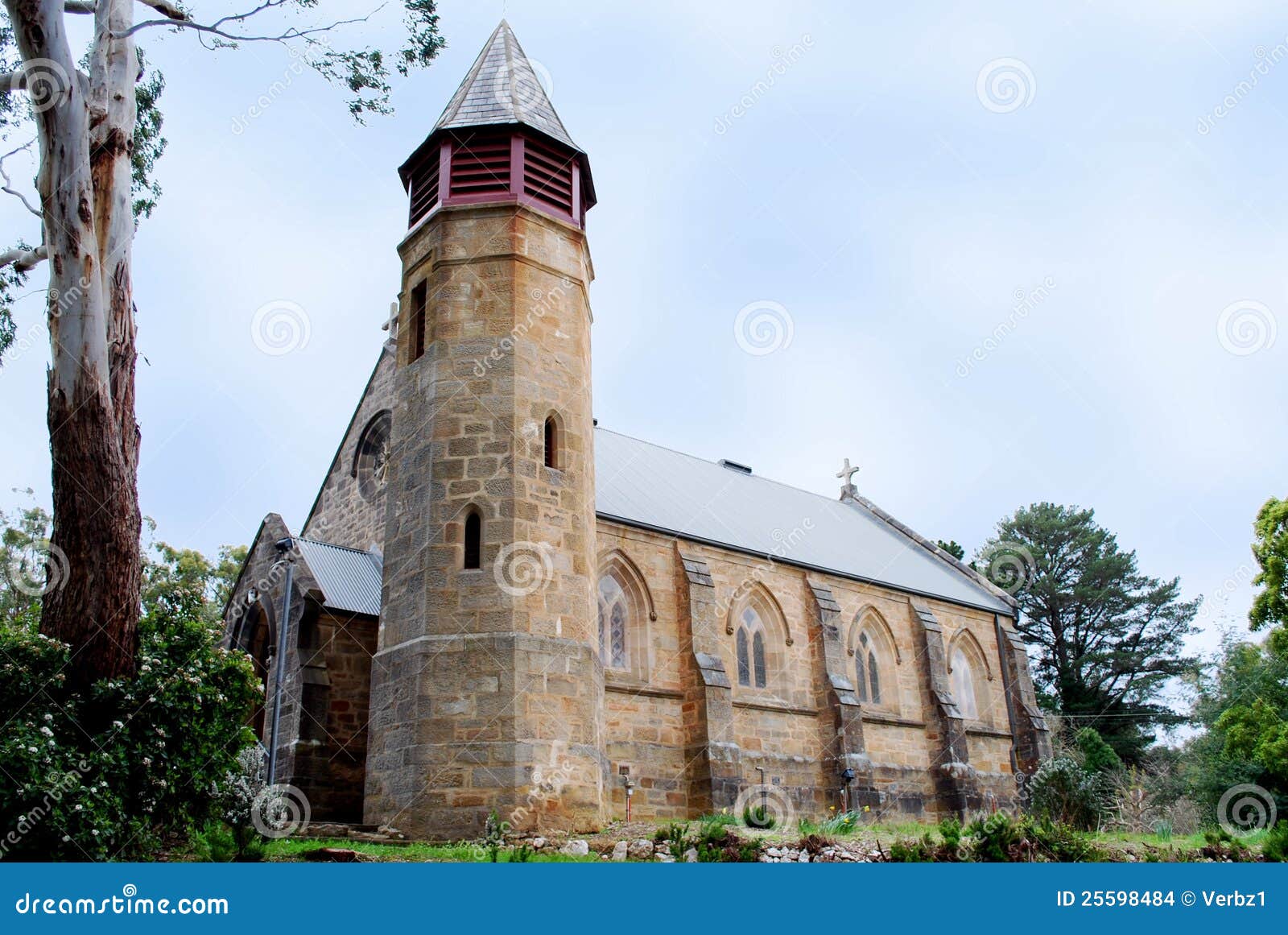 Stone Church stock photo. Image of religion, church, stonewall - 25598484