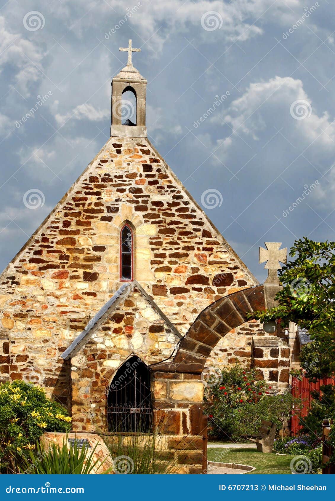 Stone church stock image. Image of priory, christian, convent - 6707213