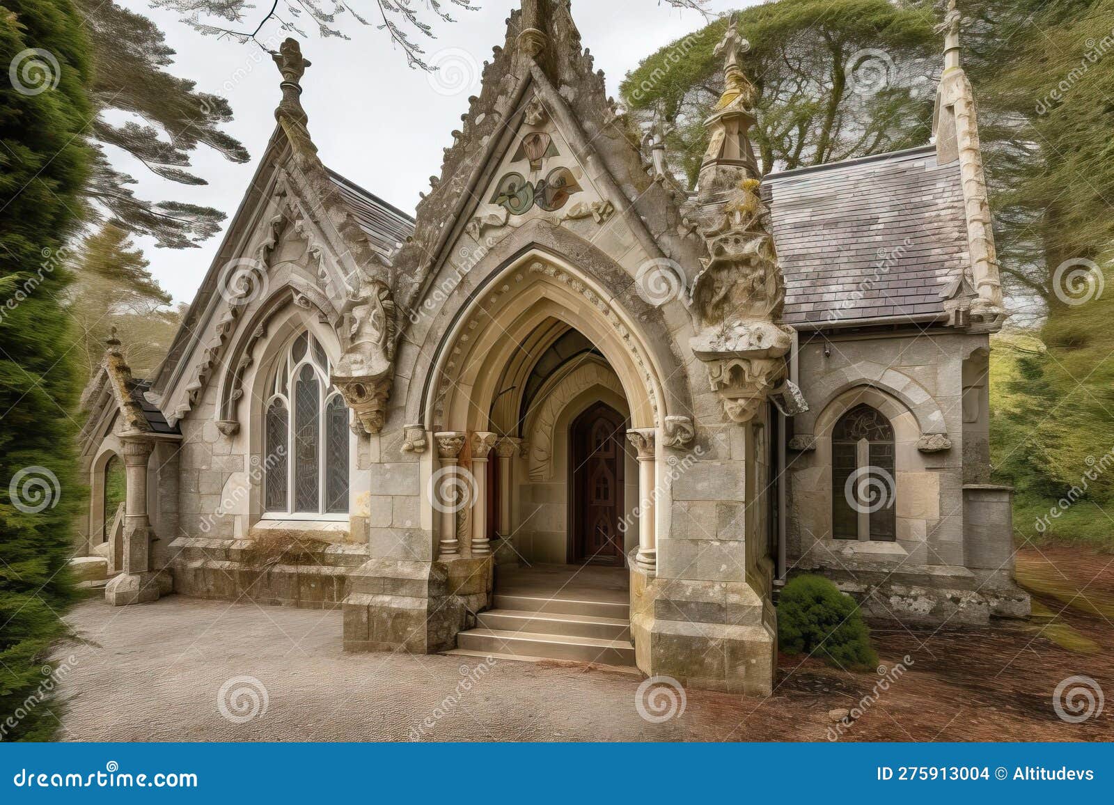 Gothic Archways Background, Design Seamless Pattern Royalty-Free Stock ...