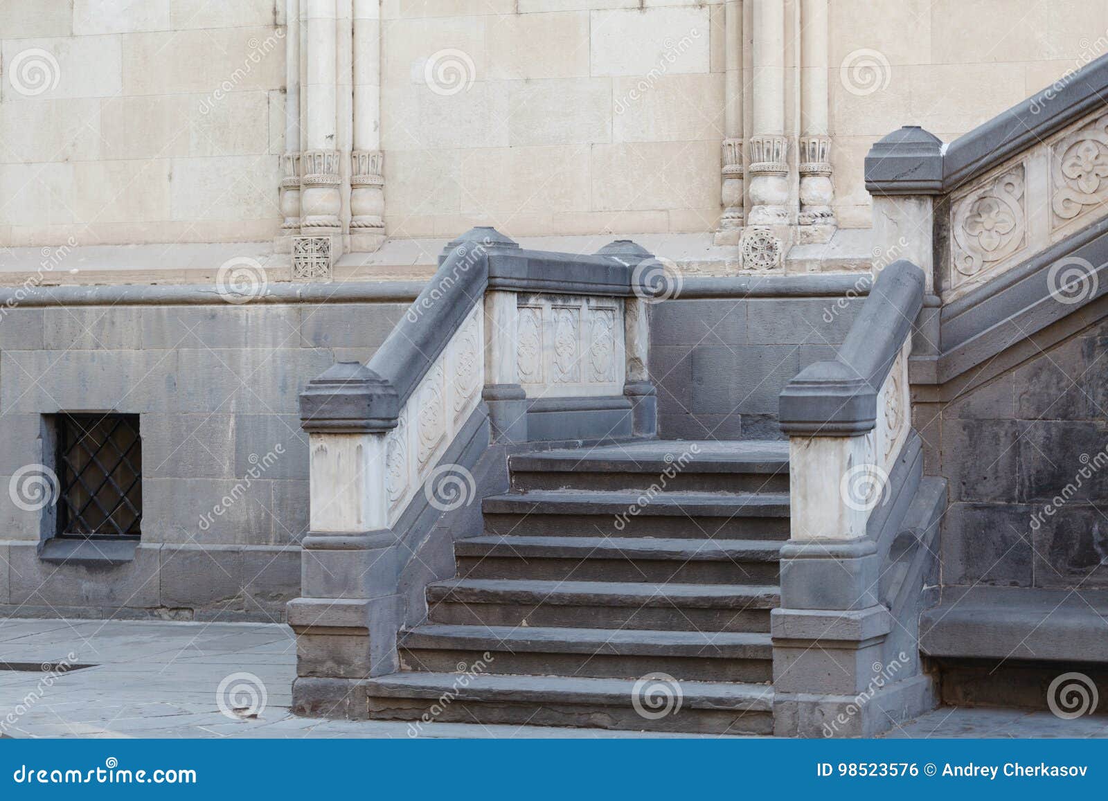 Stone church stairs stock photo. Image of cobblestone - 98523576