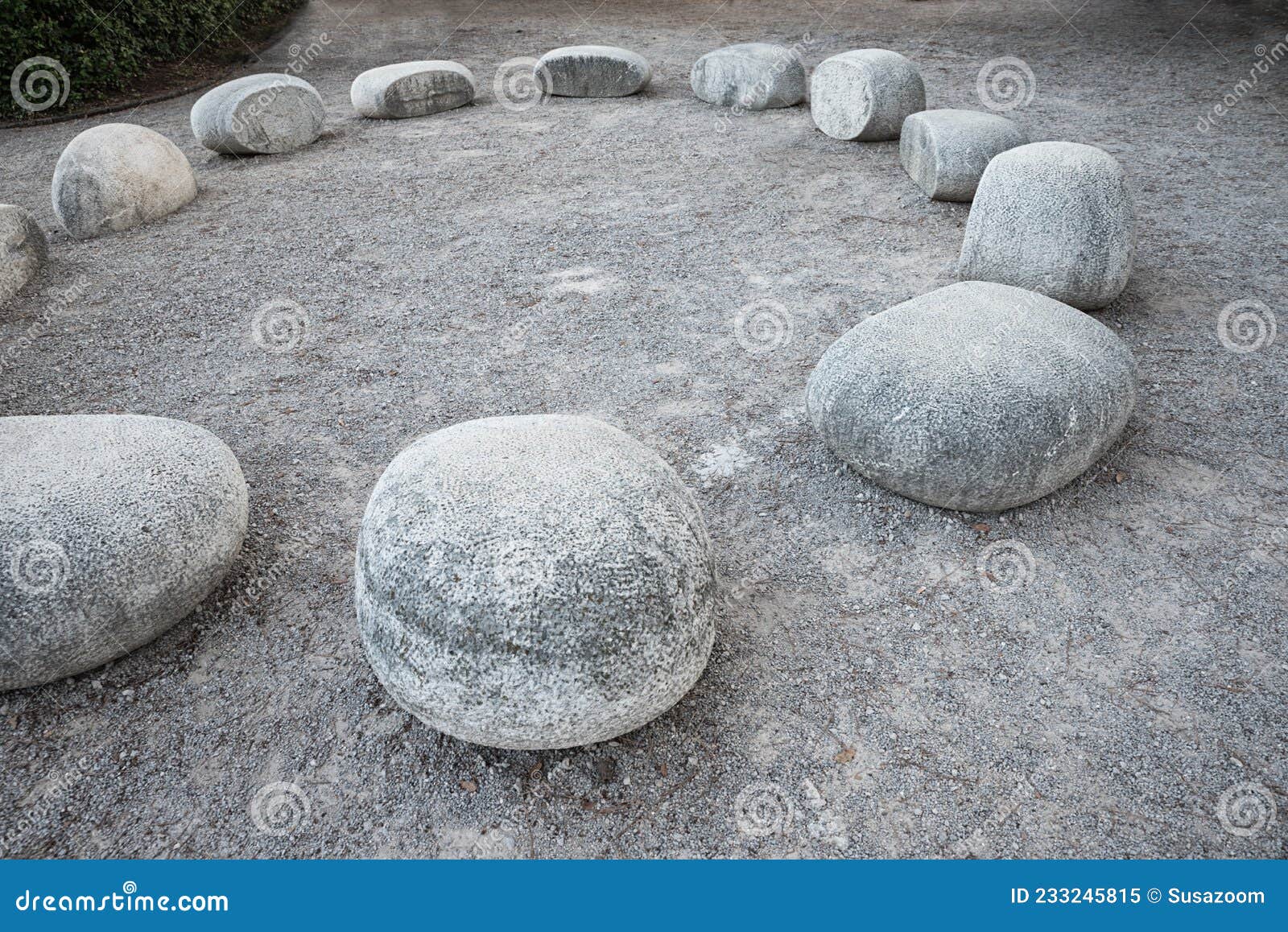 Stone Circle with Big Boulders Stock Image - Image of boulders ...