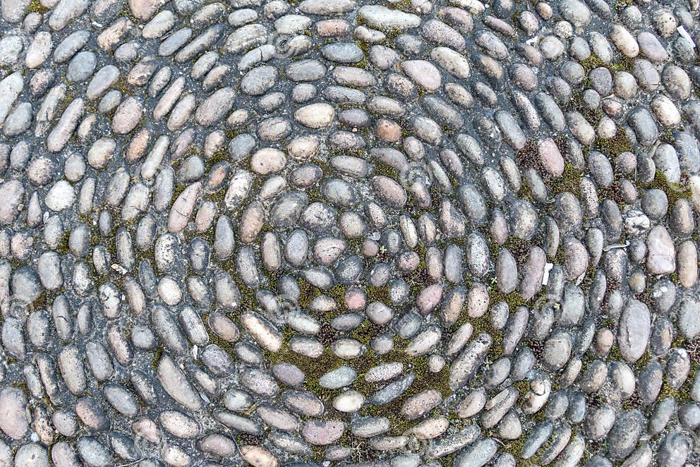 Stone Circle Pattern stock image. Image of paved, paving - 51122519