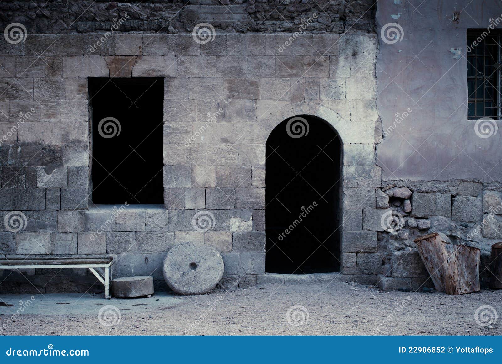 Stone Citadel stock photo. Image of entrance, wall, window - 22906852