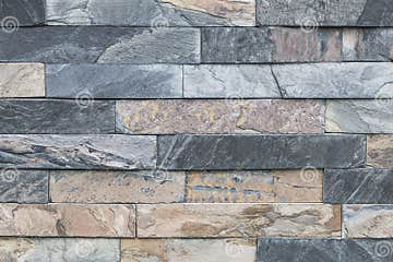 Stone Cladding Wall Detail, Background Stock Photo - Image of stone ...