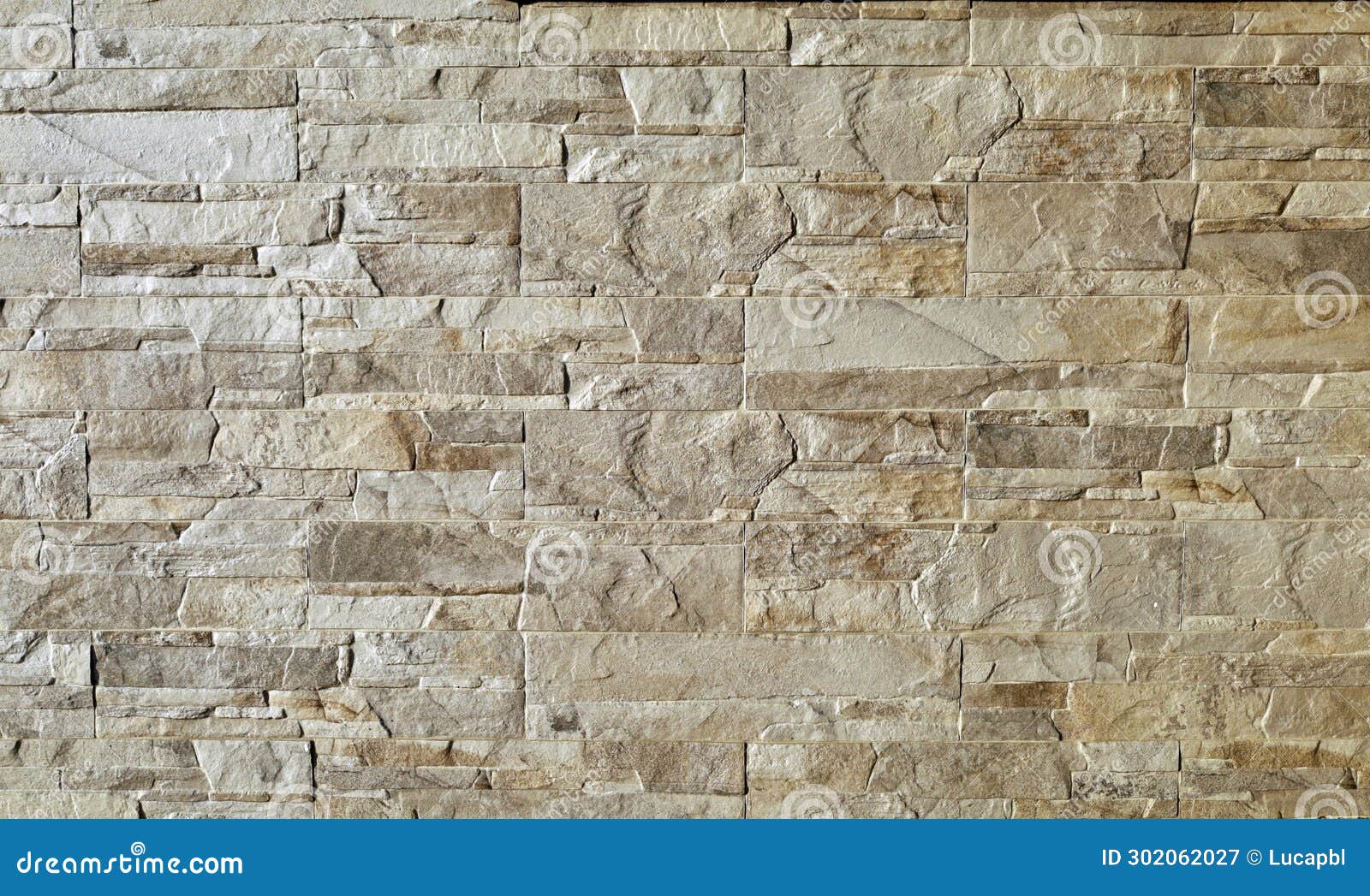 Stone Cladding Wall Made of Natural Rocks with Shades between White ...
