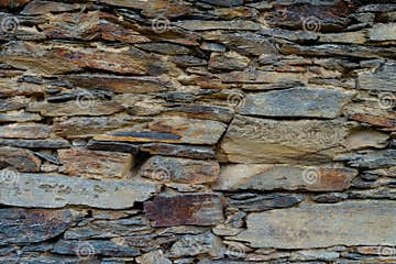 Stone and Clay Wall Texture. Natural Stone Background Stock Image ...