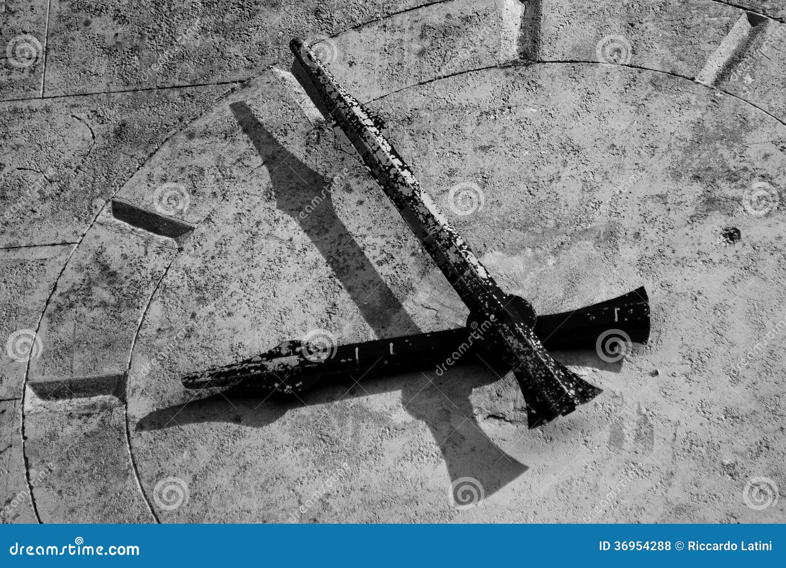 Stone clock stock photo. Image of shadow, hour, ancient - 36954288