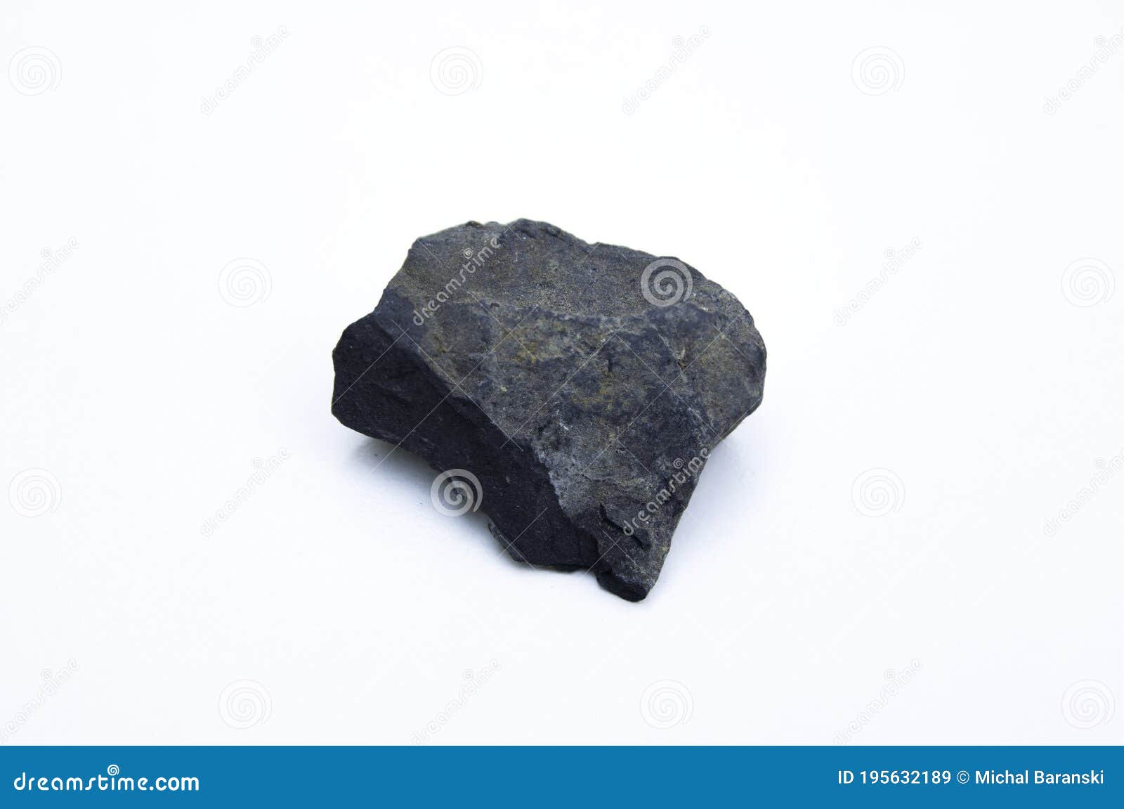 Stone Coal Isolated Over White Stock Image - Image of closeup ...