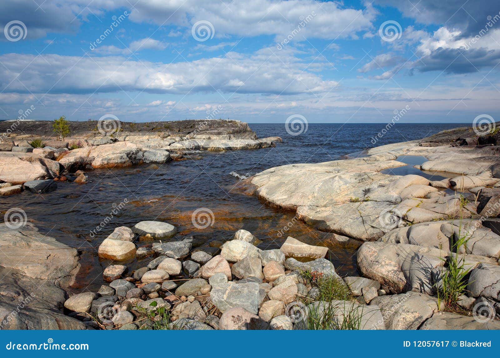 Stone coast stock image. Image of travel, coast, karelia - 12057617