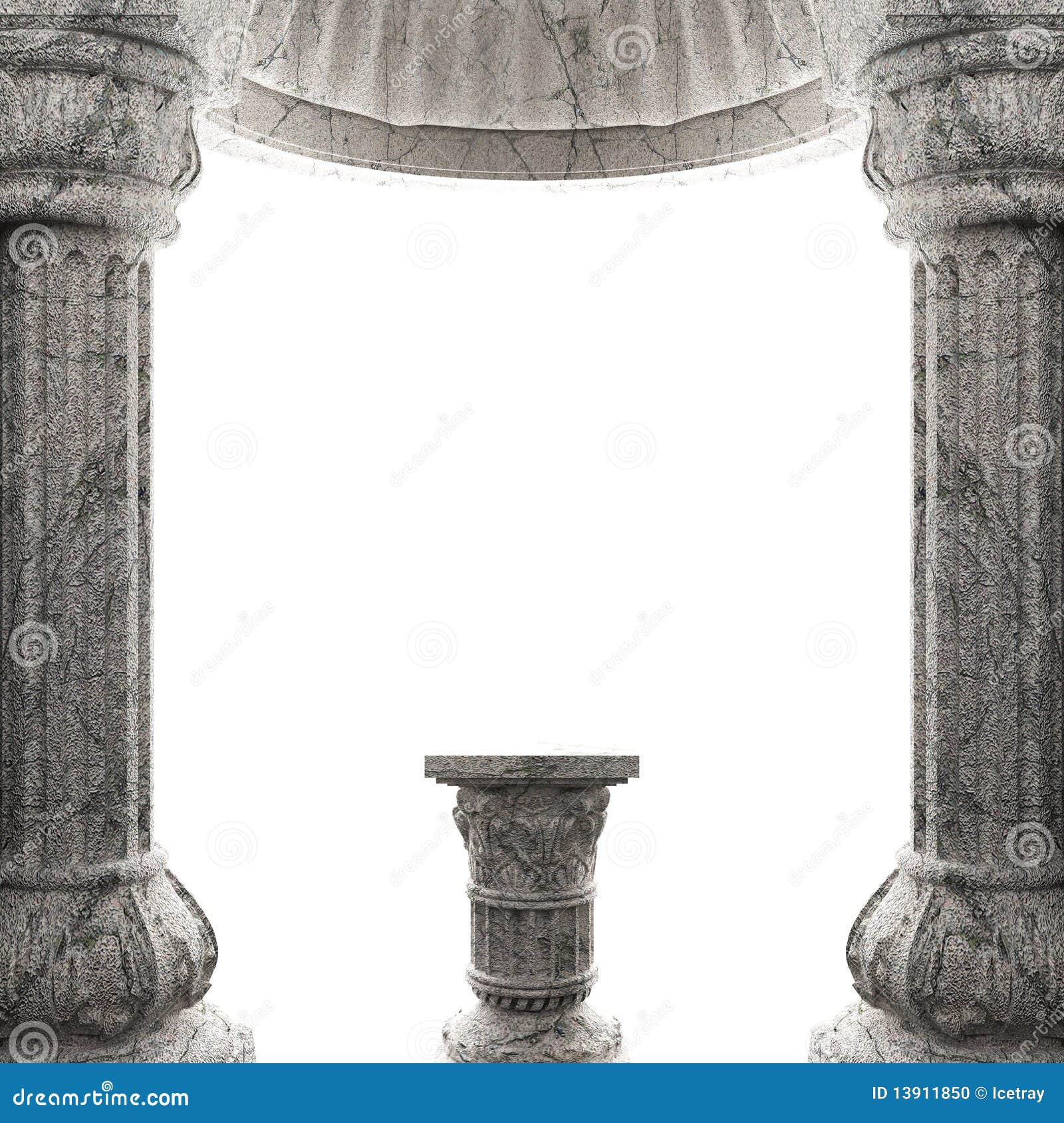 Stone column stock illustration. Illustration of marble - 13911850