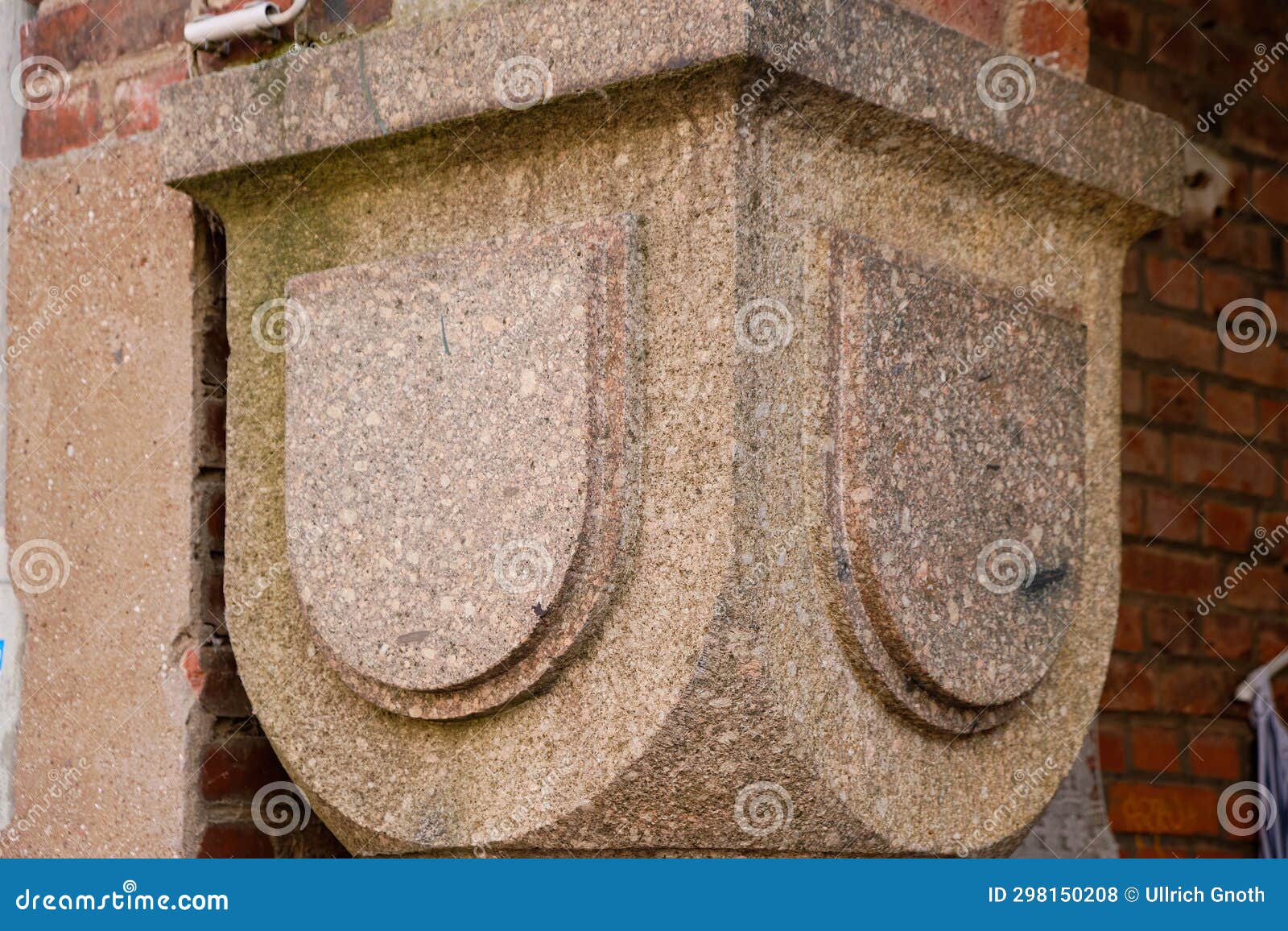 Stone Column Capital stock photo. Image of edifice, pillar - 298150208