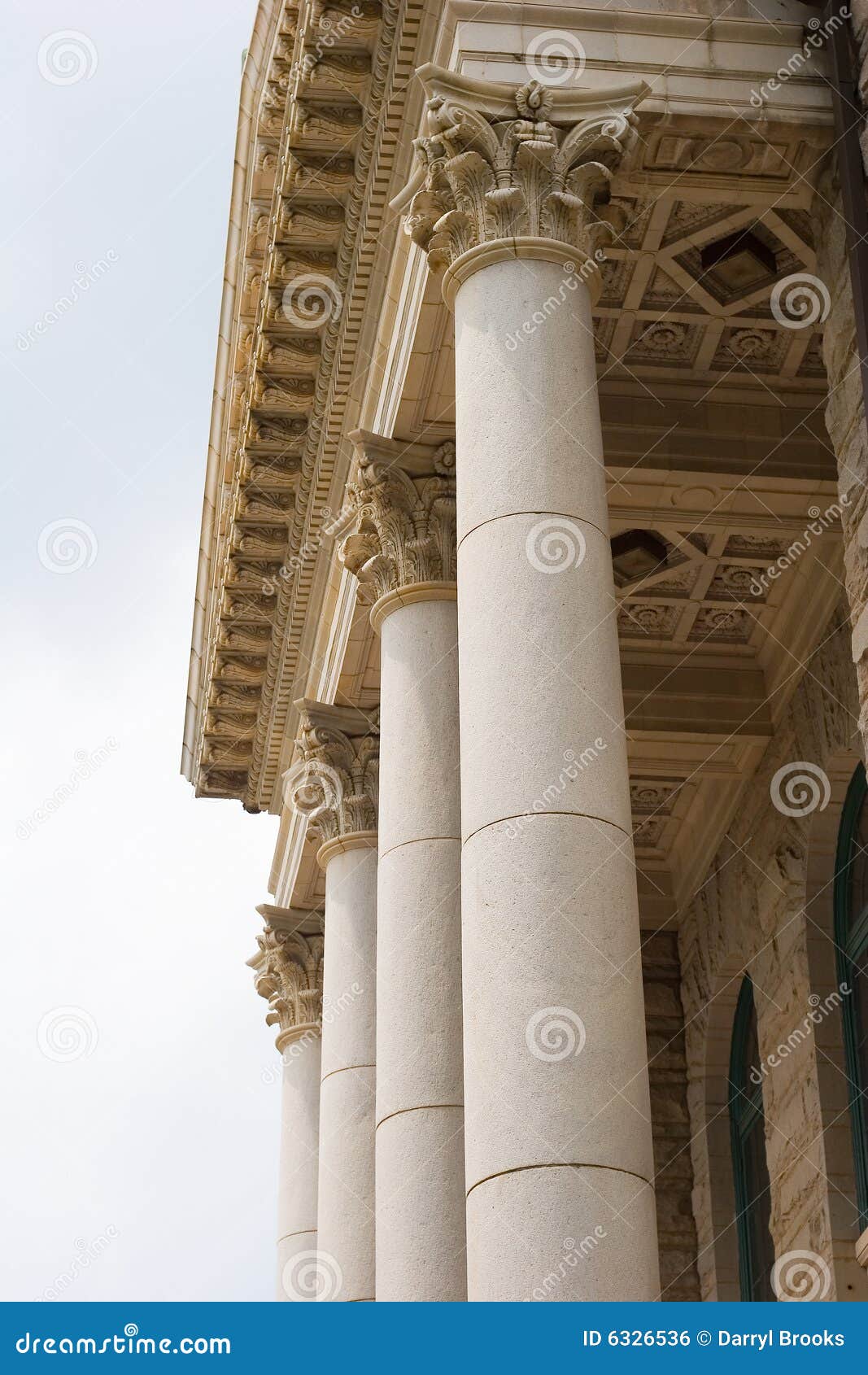 Stone Columns stock photo. Image of landmark, hall, block - 6326536