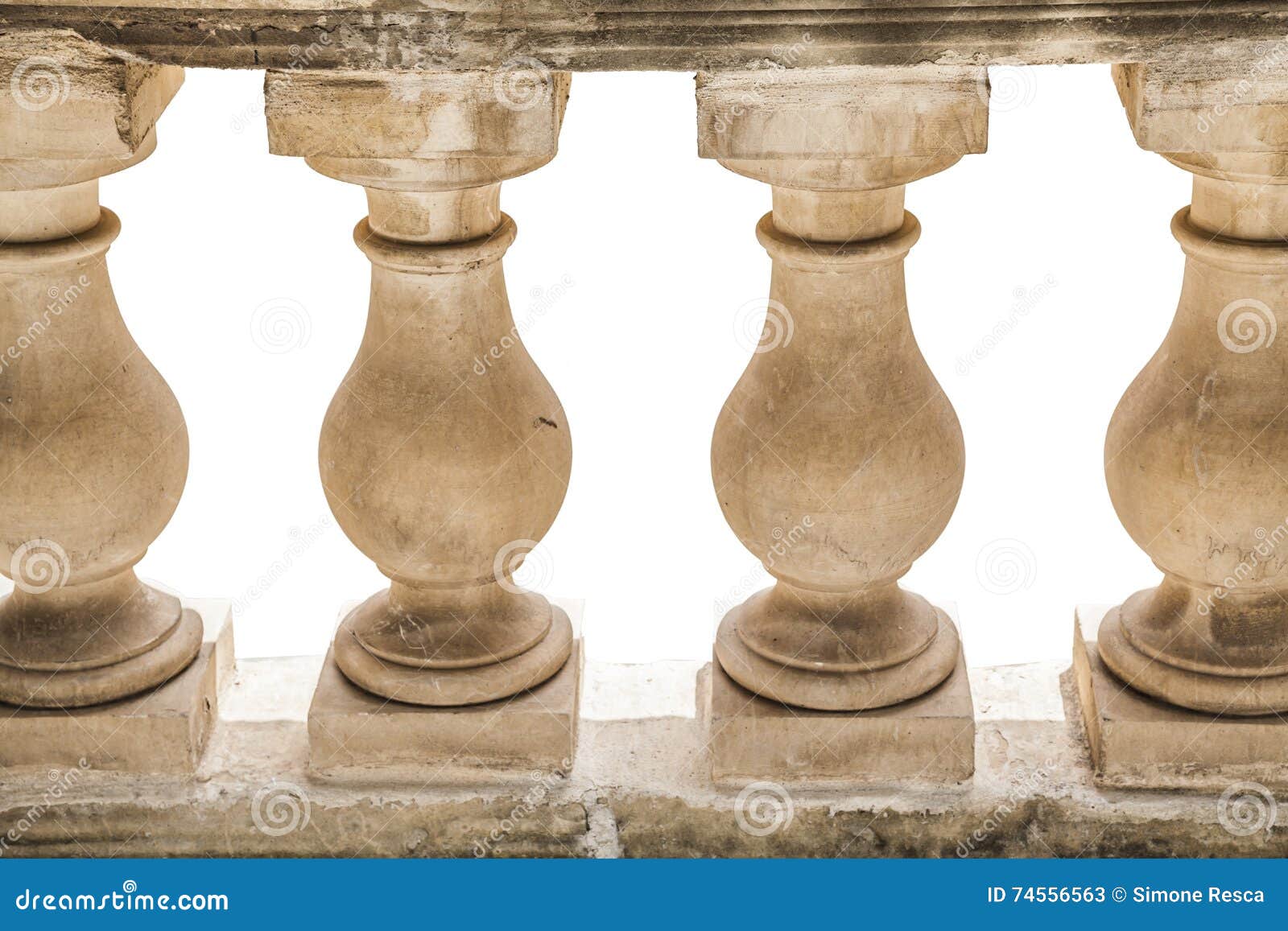 Stone Columns on Ancient Palace Wall Stock Image - Image of roman ...