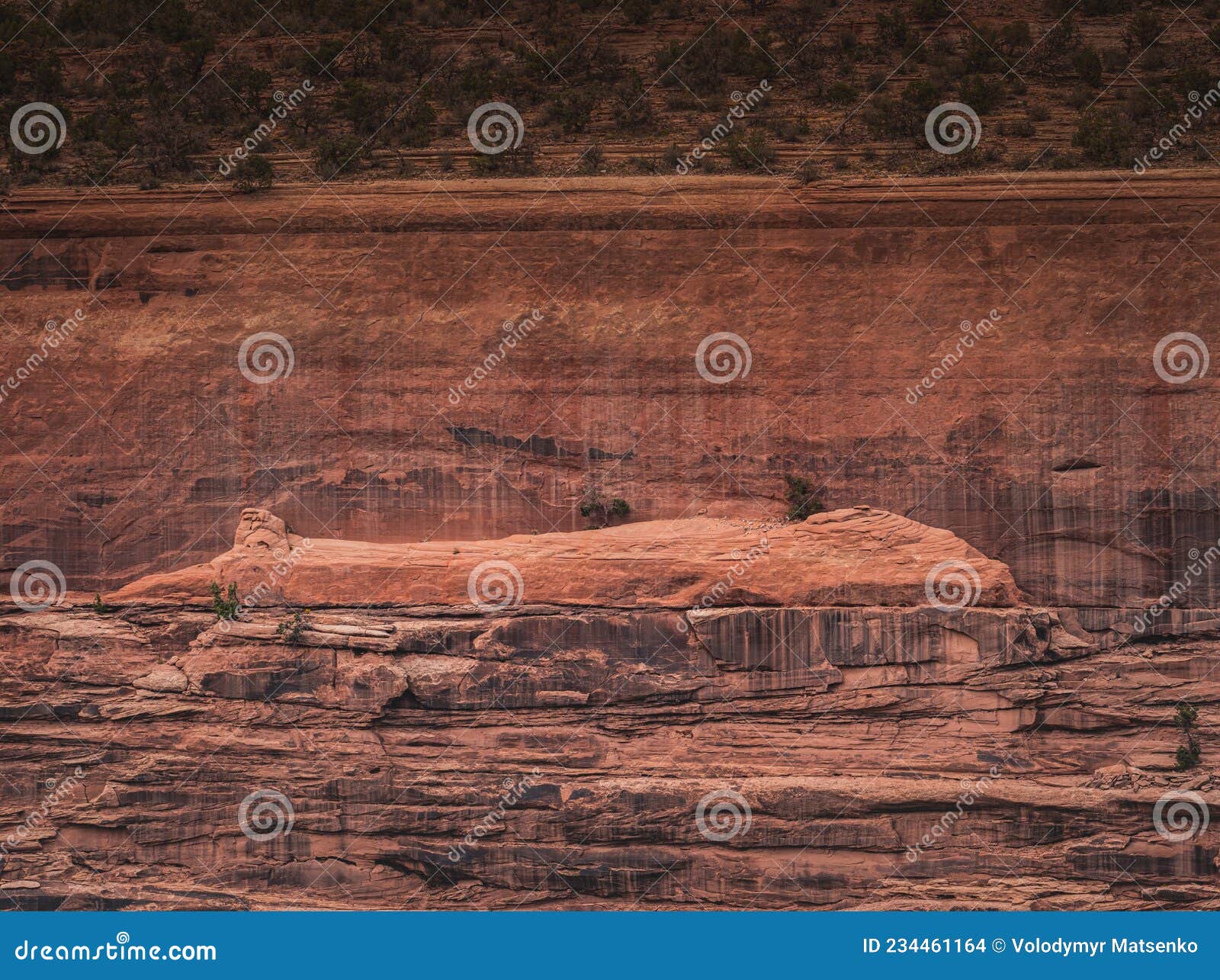 Stone Columns at the Colorado Monument Stock Photo - Image of rocks ...