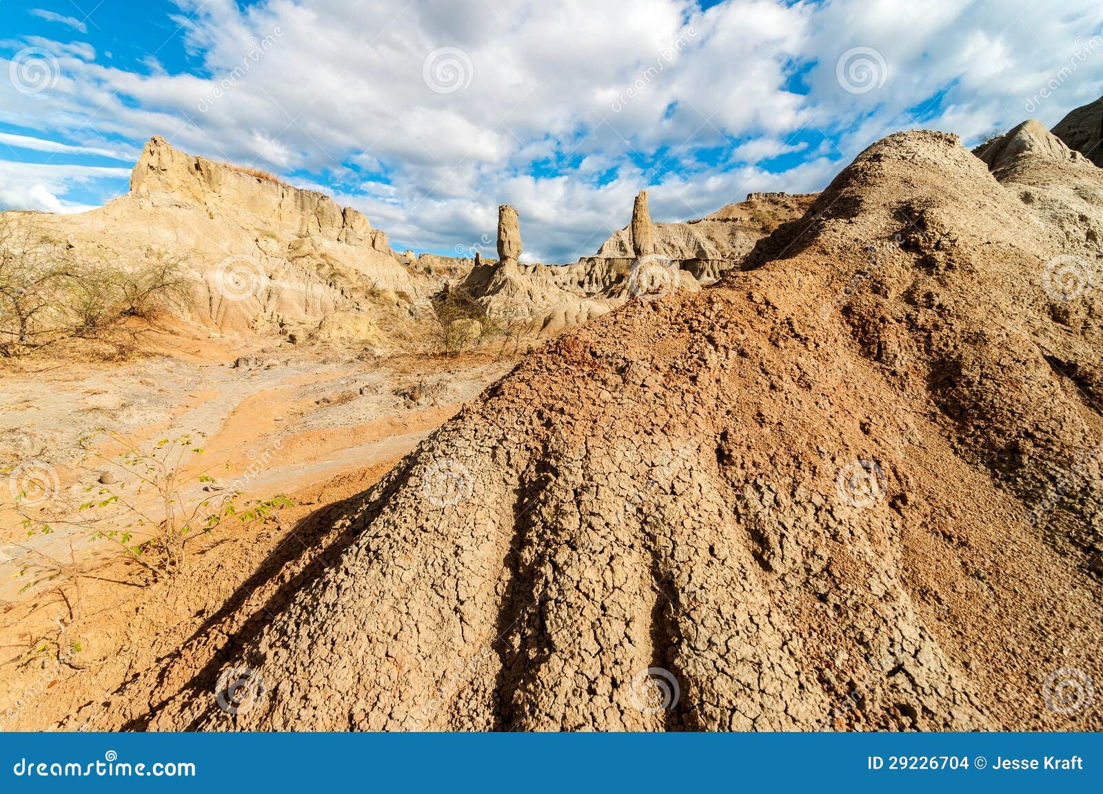 Stone Columns in a Desert stock photo. Image of sunny - 29226704