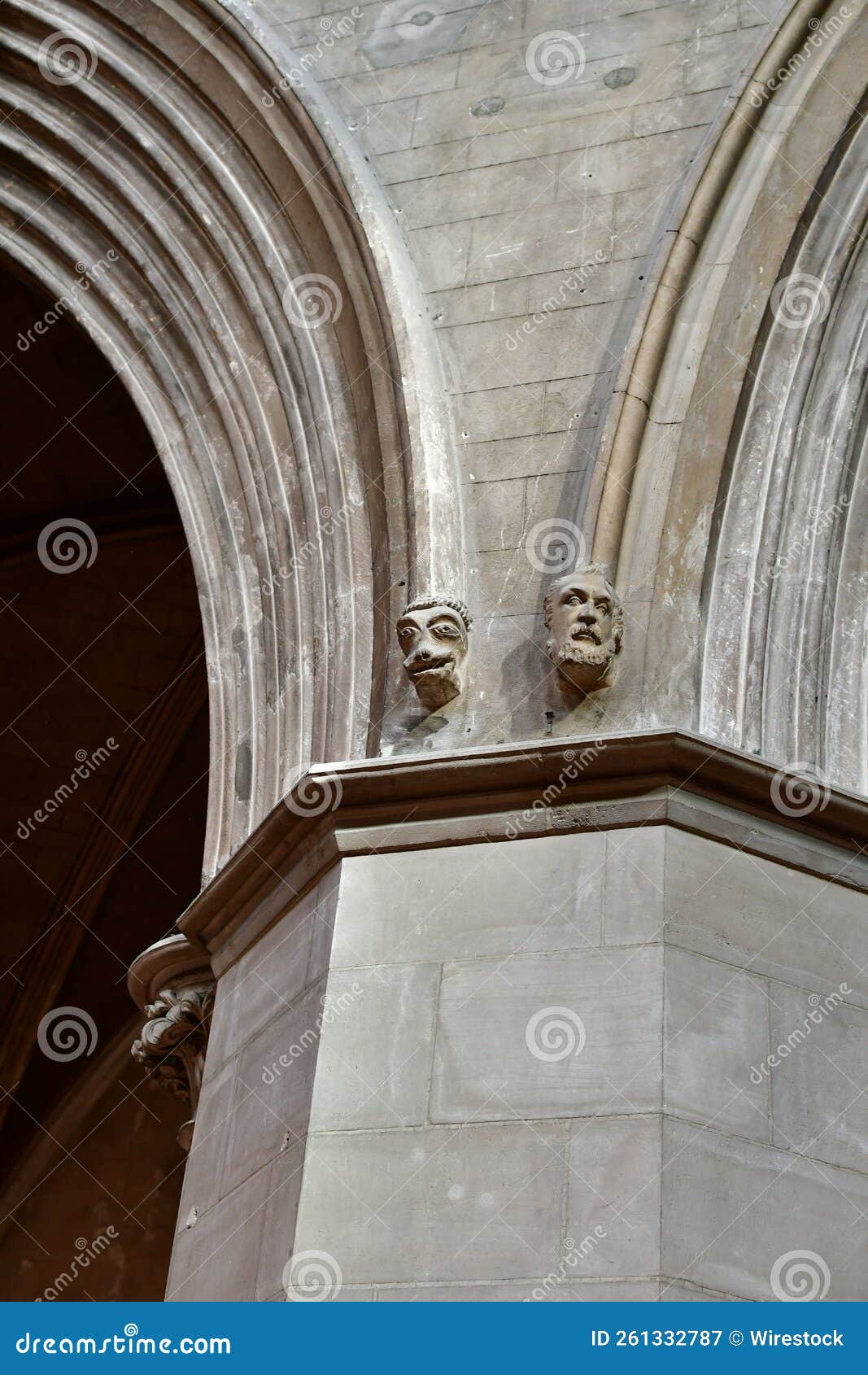 Stone Columns in St. Patrick S Editorial Photography - Image of europe ...