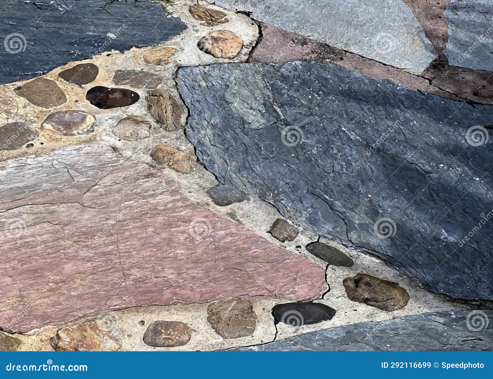The Stone is a Common Form of a Pattern in the Rock Stock Image - Image ...