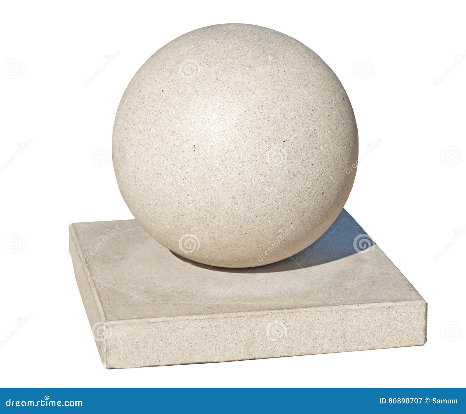Stone concrete sphere stock image. Image of color, abstract - 80890707