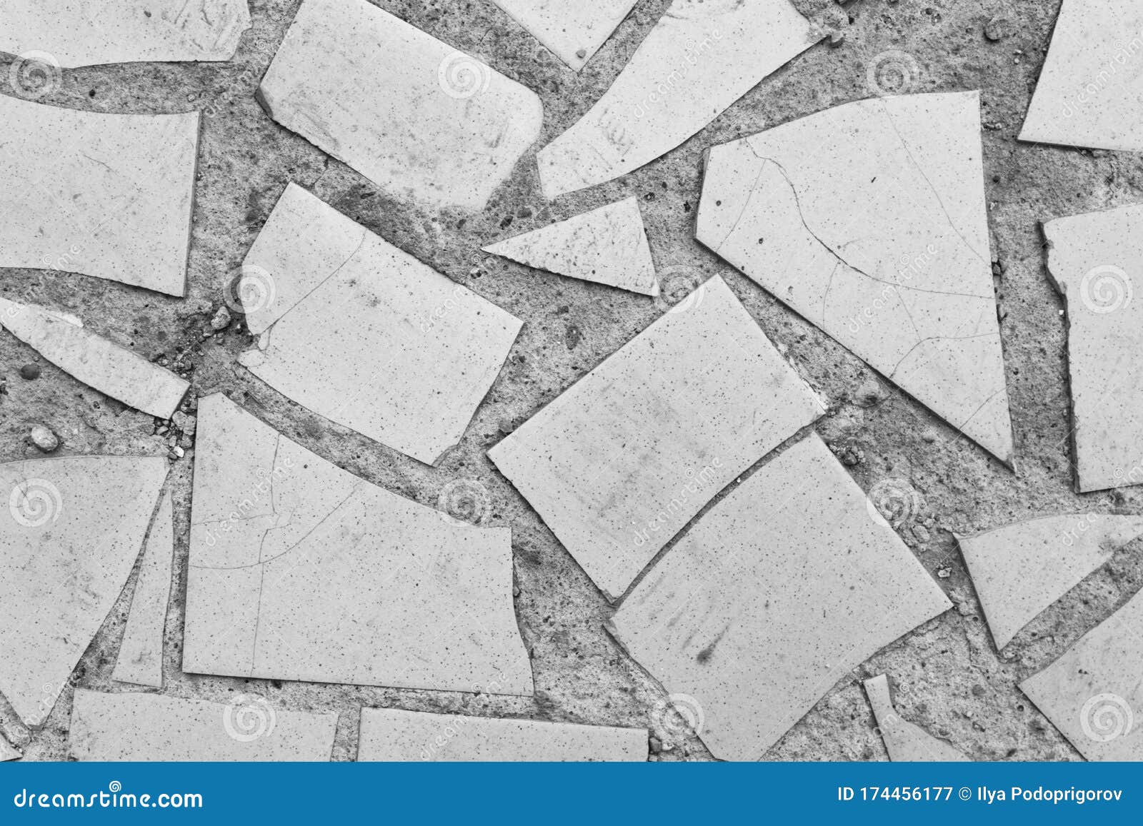 Stone Concrete Wall with Marble Inserts Background Texture Stock Image ...