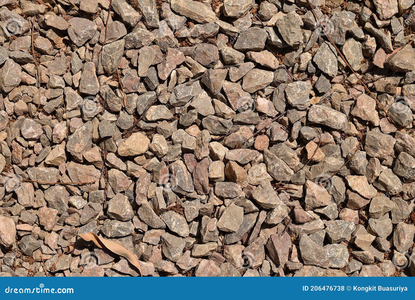 Stone in construction work stock photo. Image of stone - 206476738