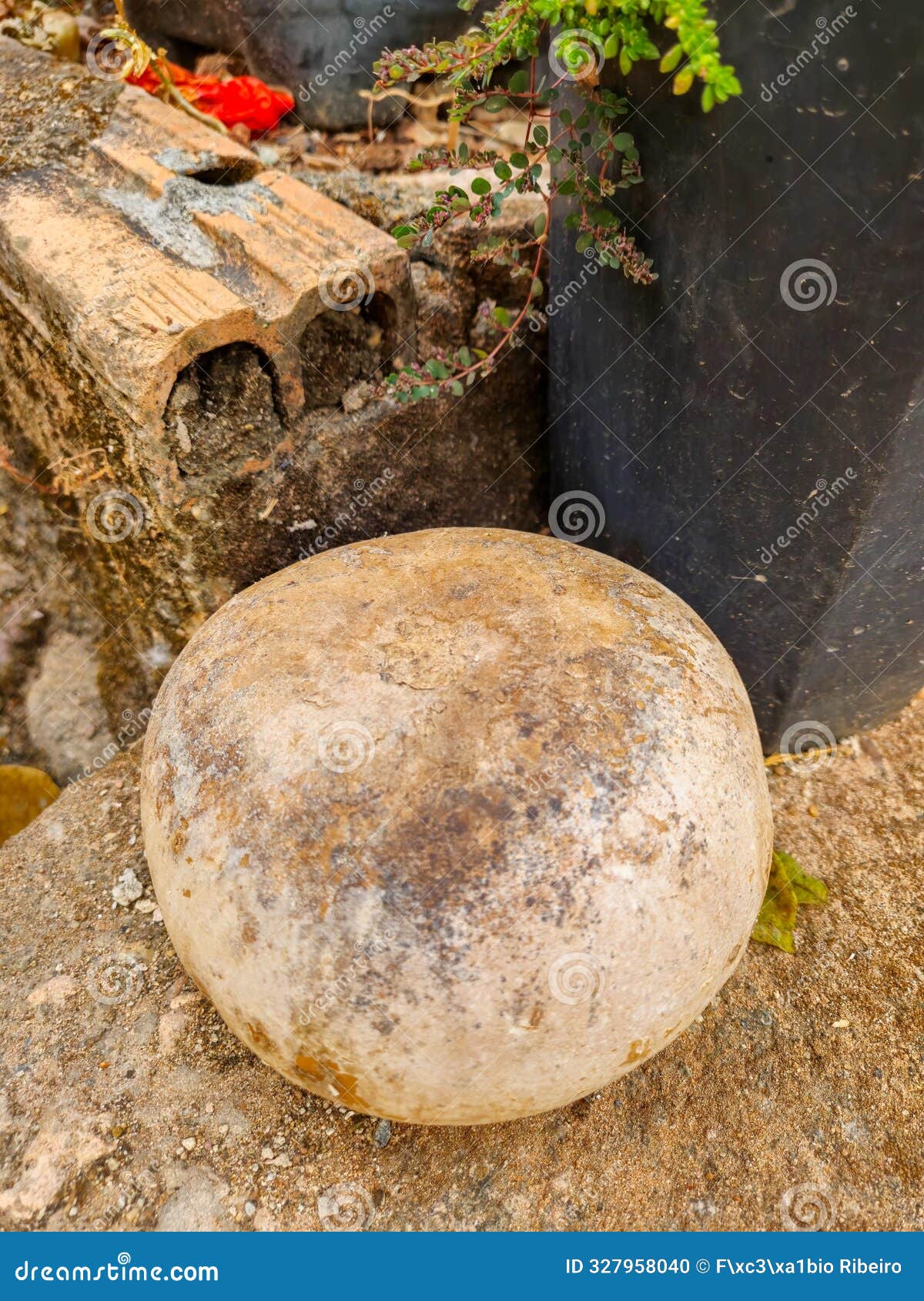 Stone in the Corner of a House Stock Photo - Image of corner, daninha ...