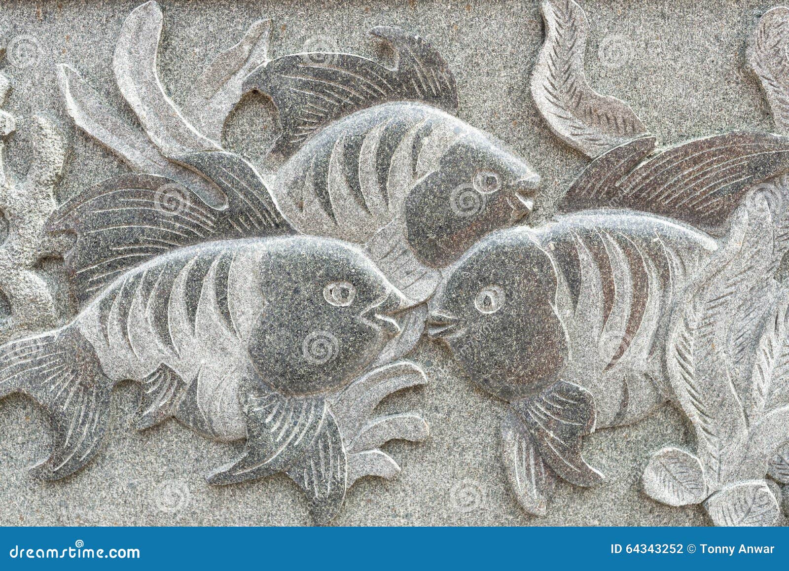 Stone Craft stock photo. Image of granite, fish, engrave - 64343252