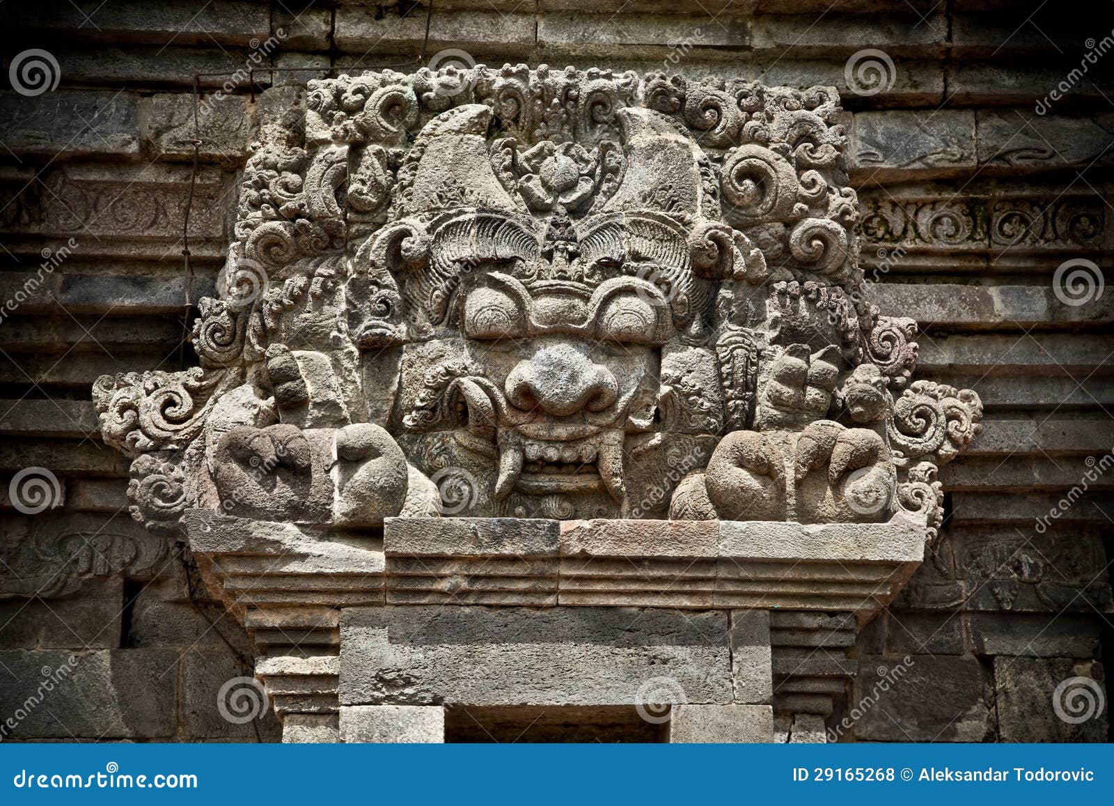 Candi Penataran Temple In Blitar, Indonesia. Stock Image ...