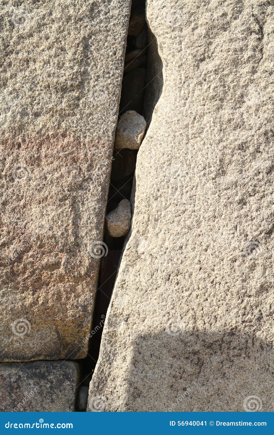 Stone Crevice stock image. Image of shallow, rough, detail - 56940041