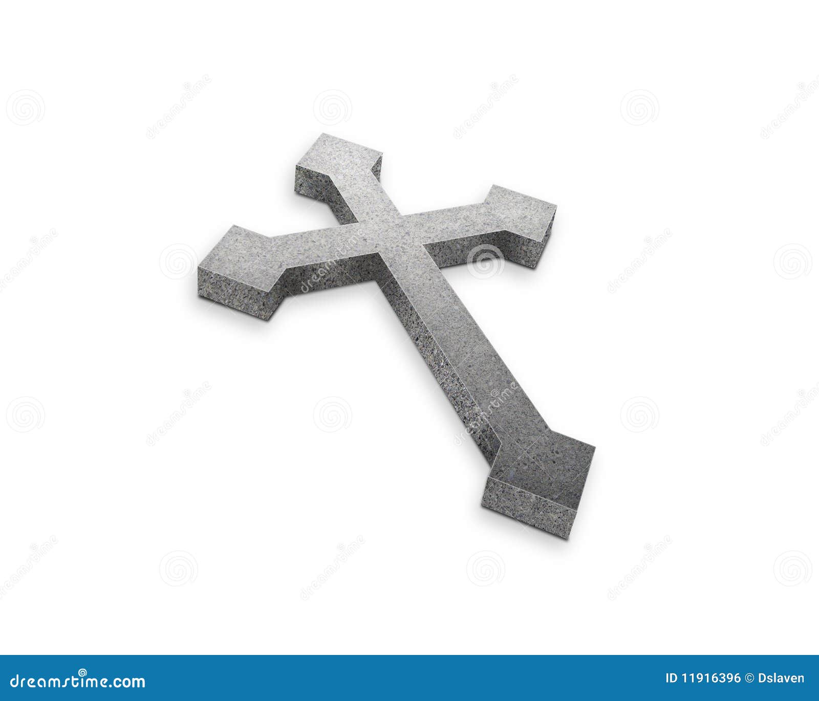 Stone cross stock illustration. Illustration of hope - 11916396