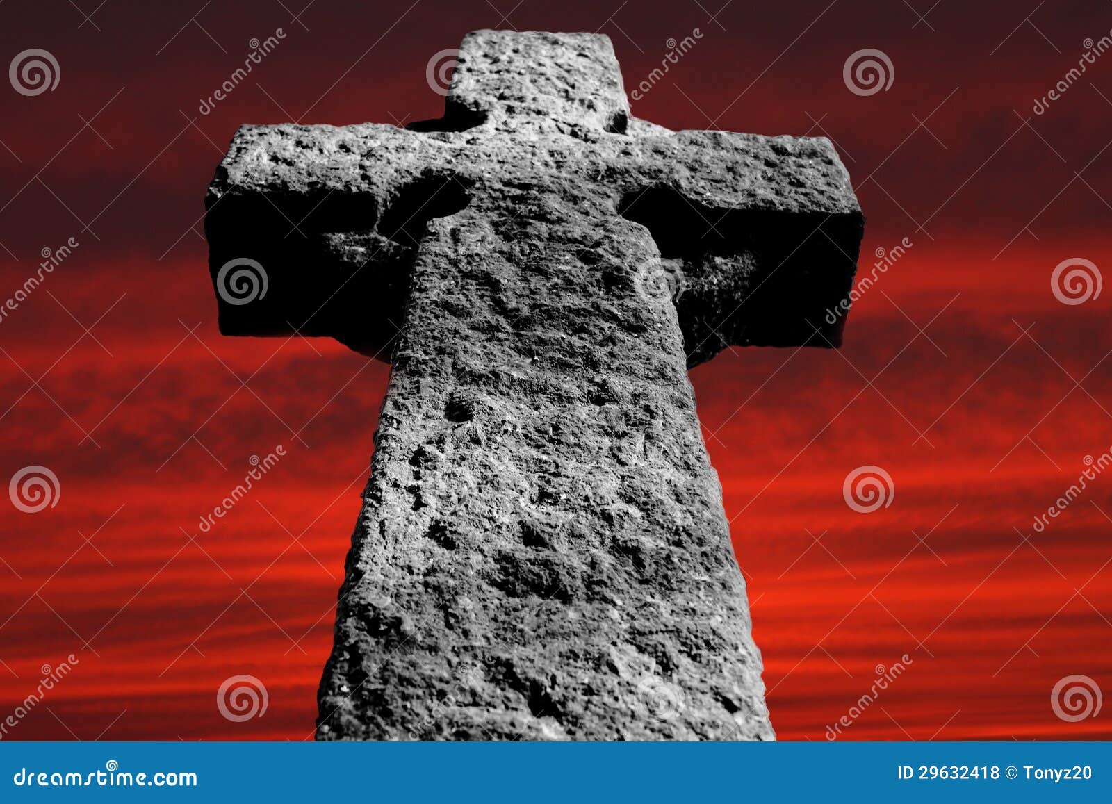 Stone cross stock photo. Image of shadow, cross, dark - 29632418