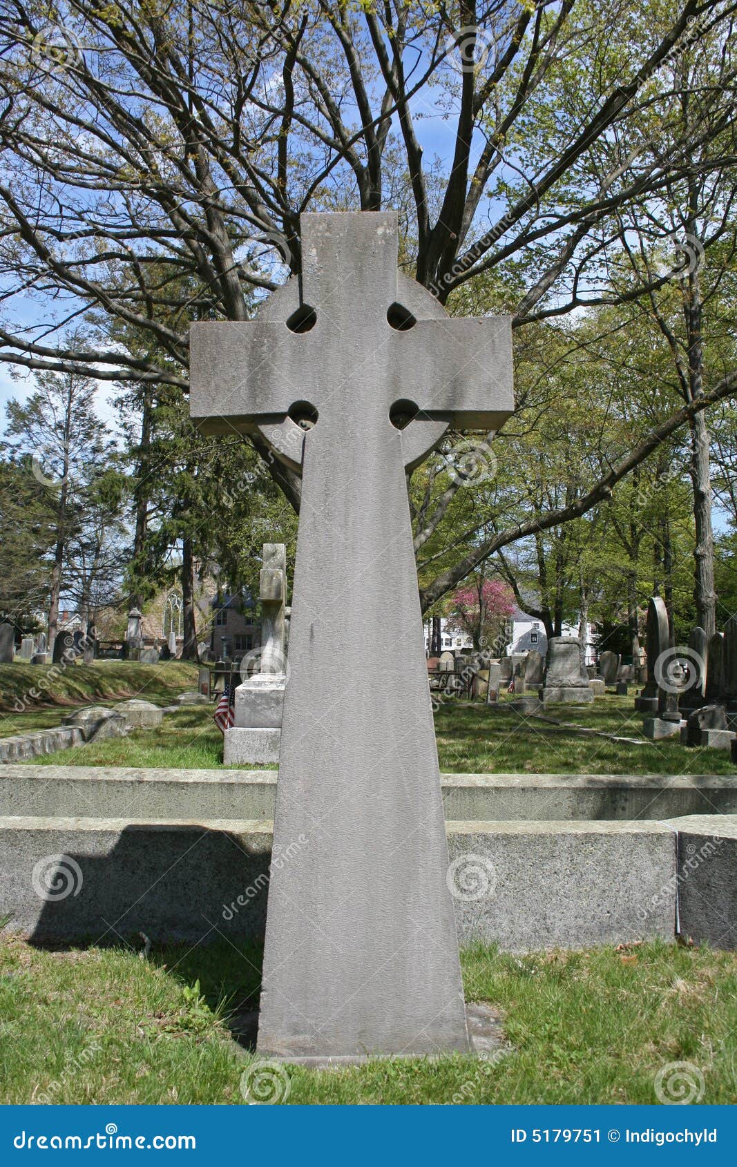 Stone Cross stock image. Image of stone, gravestone, cross - 5179751