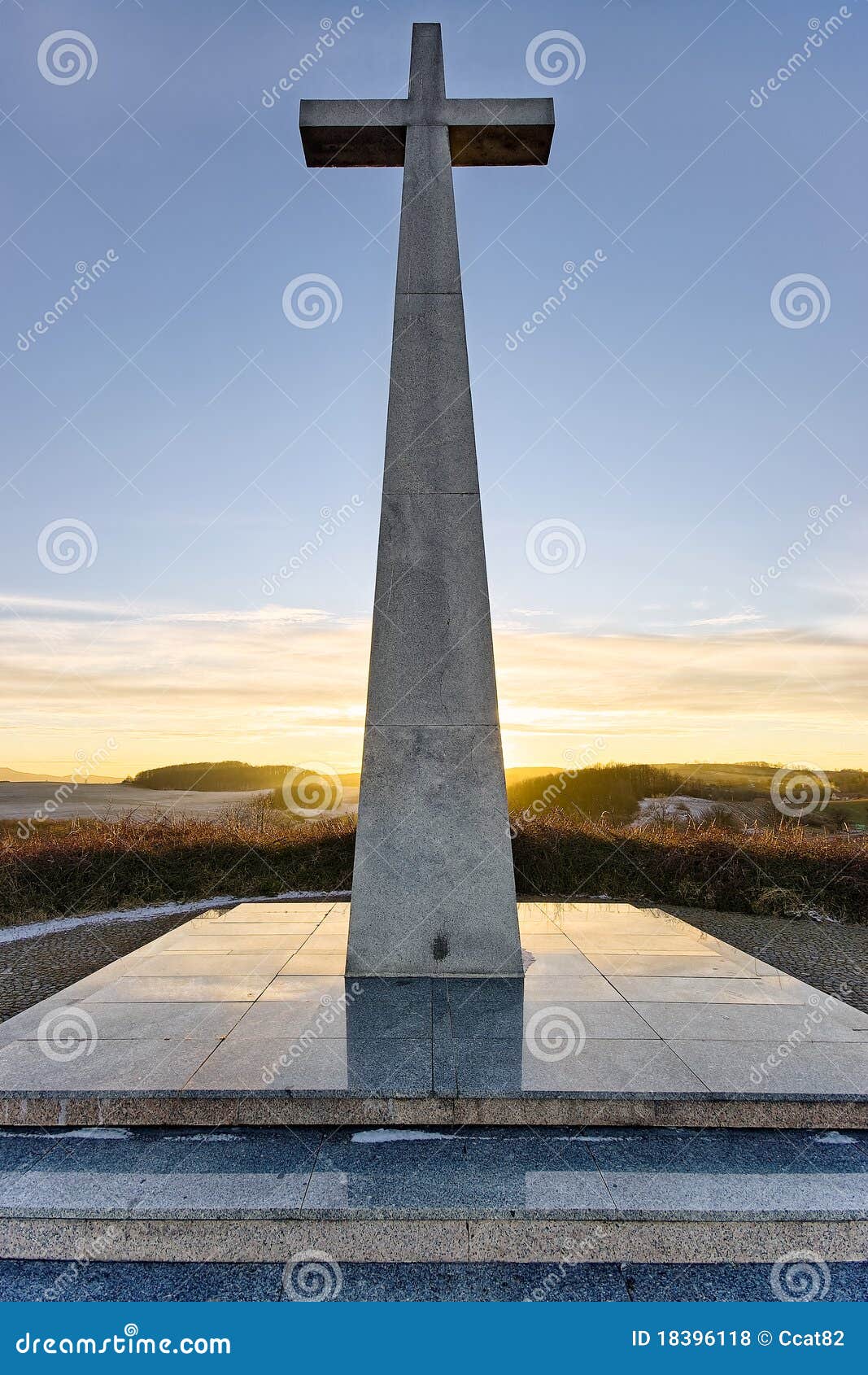 Stone cross monument stock photo. Image of religion, prayer - 18396118