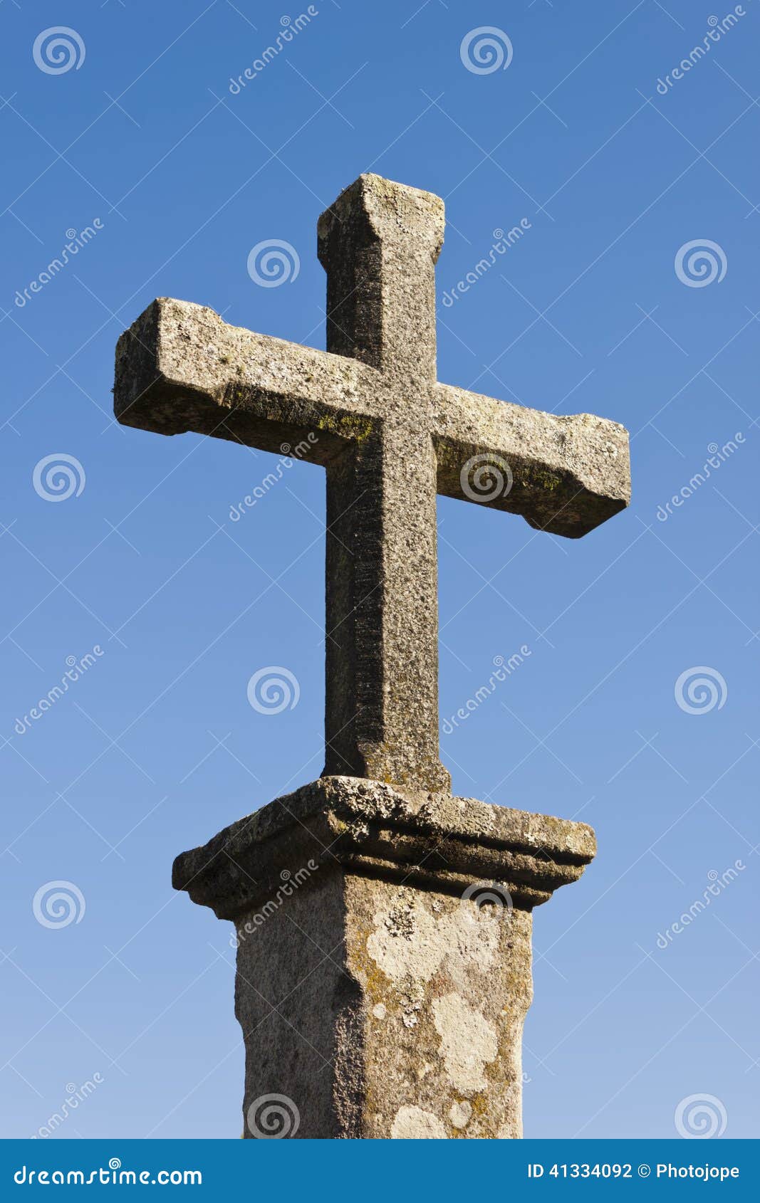 Stone cross vertical stock photo. Image of cross, stone - 41334092