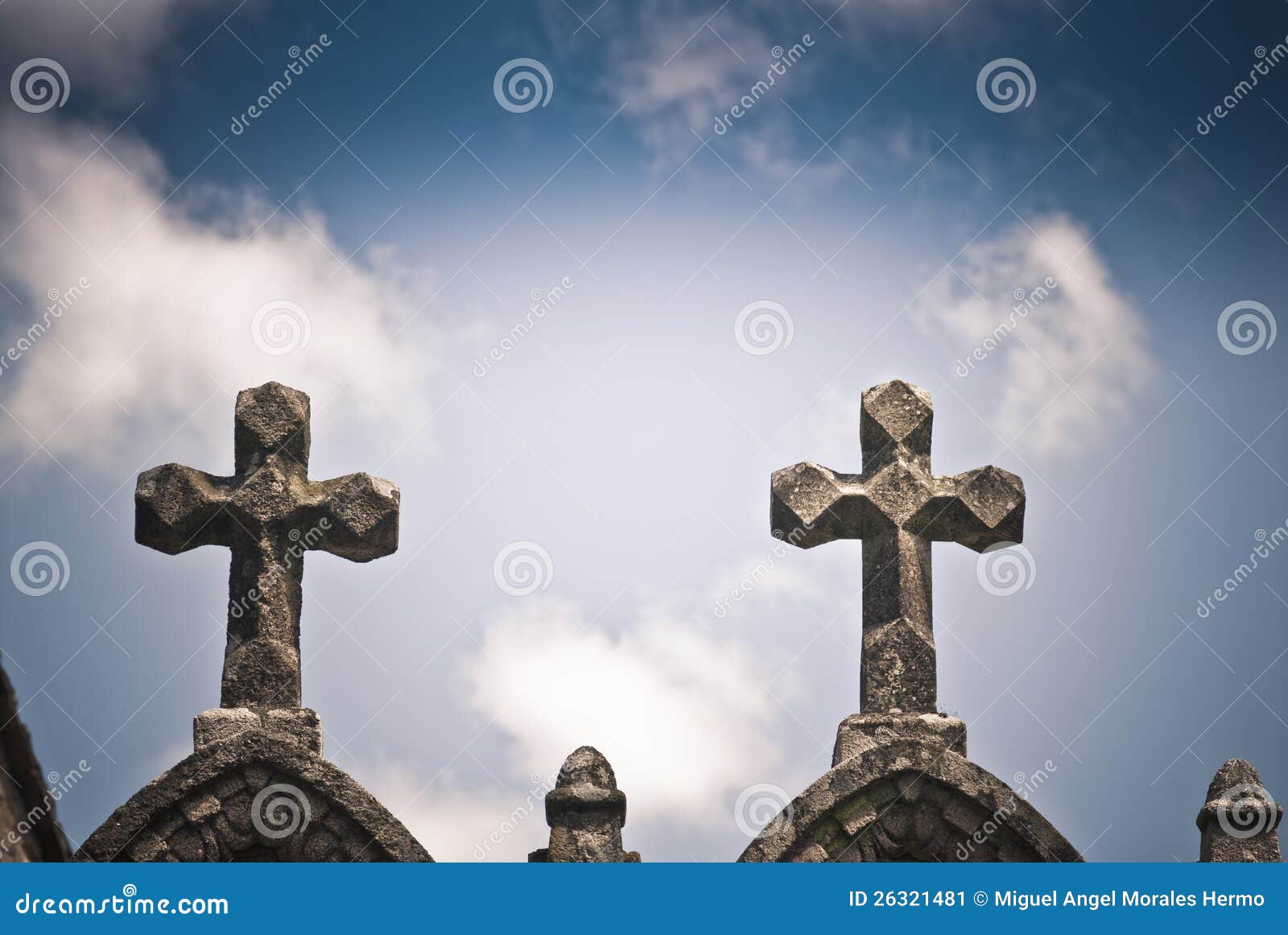 Stone crosses stock image. Image of crosses, sculpture - 26321481