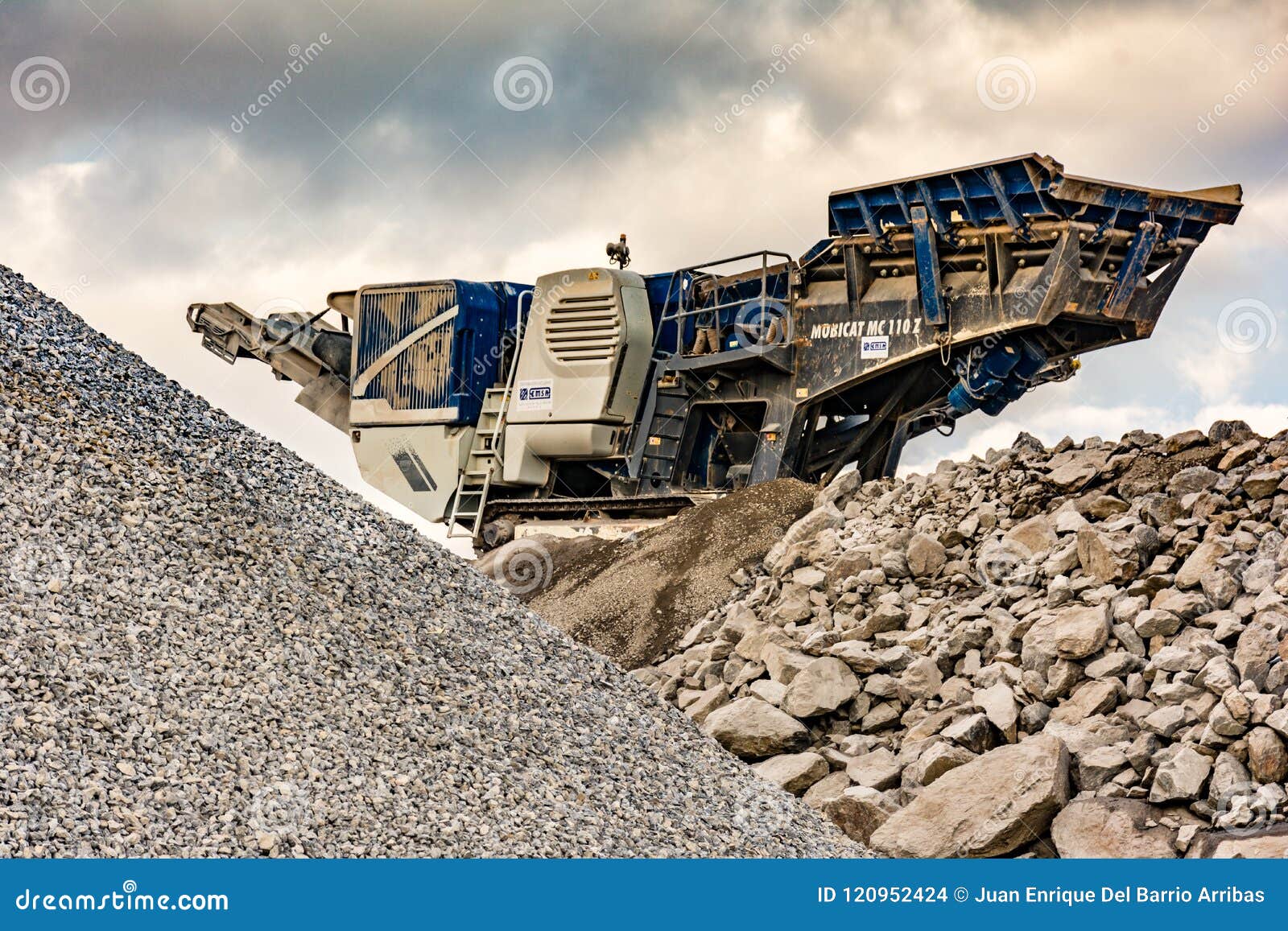 Stone Crusher in a Stone Quarry Editorial Stock Image - Image of ...