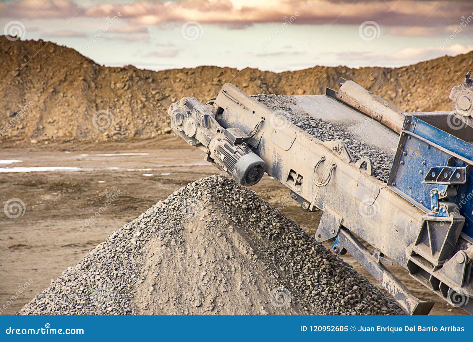Stone Crusher in a Stone Quarry Stock Image - Image of excavate ...