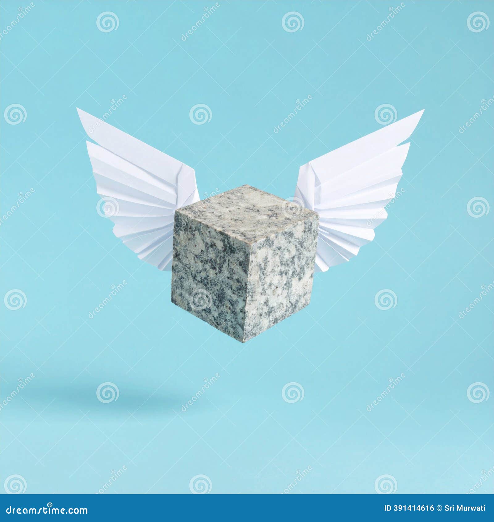 Paper Wings. Artificial White Different Shapes Wings Decoration ...