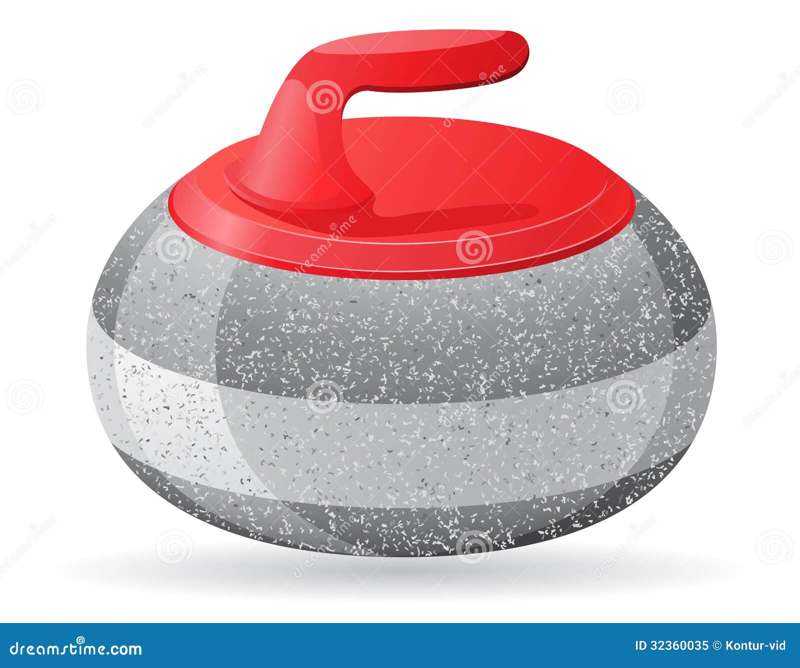 Stone for Curling Sport Game Vector Illustration Stock Vector ...